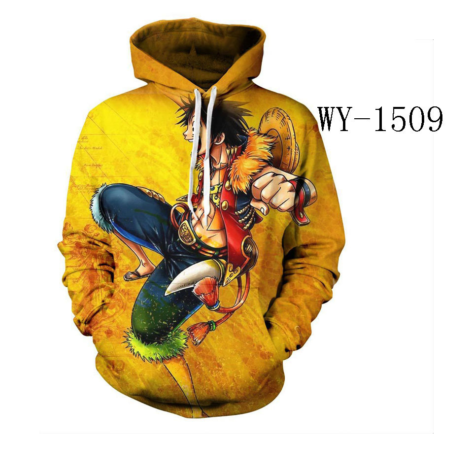 Luffy Fashion Themed Hoodie, Anime MHA Cosplay Costume, Loose Fit for ...