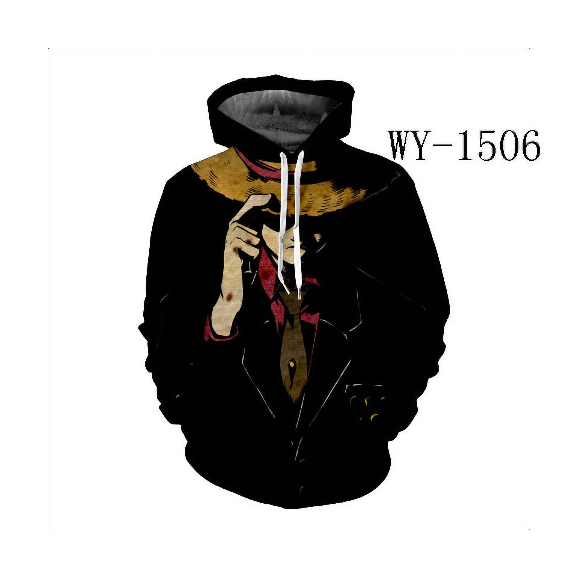 Luffy Fashion Themed Hoodie, Anime MHA Cosplay Costume, Loose Fit for ...