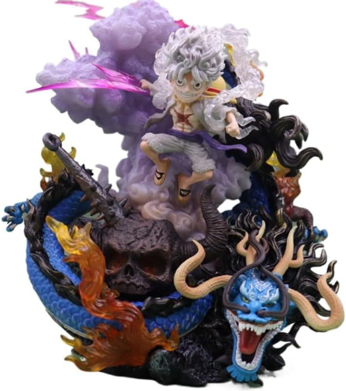 Luffy Figure Battling Nika Luffy Beast Kaido Action Figures 21cm/8 ...