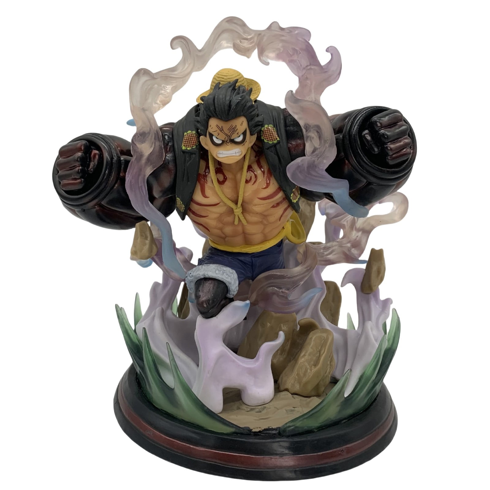 Luffy "Fire Fist Pistol" PVC Figure | 15cm Straw Hat Captain with ...