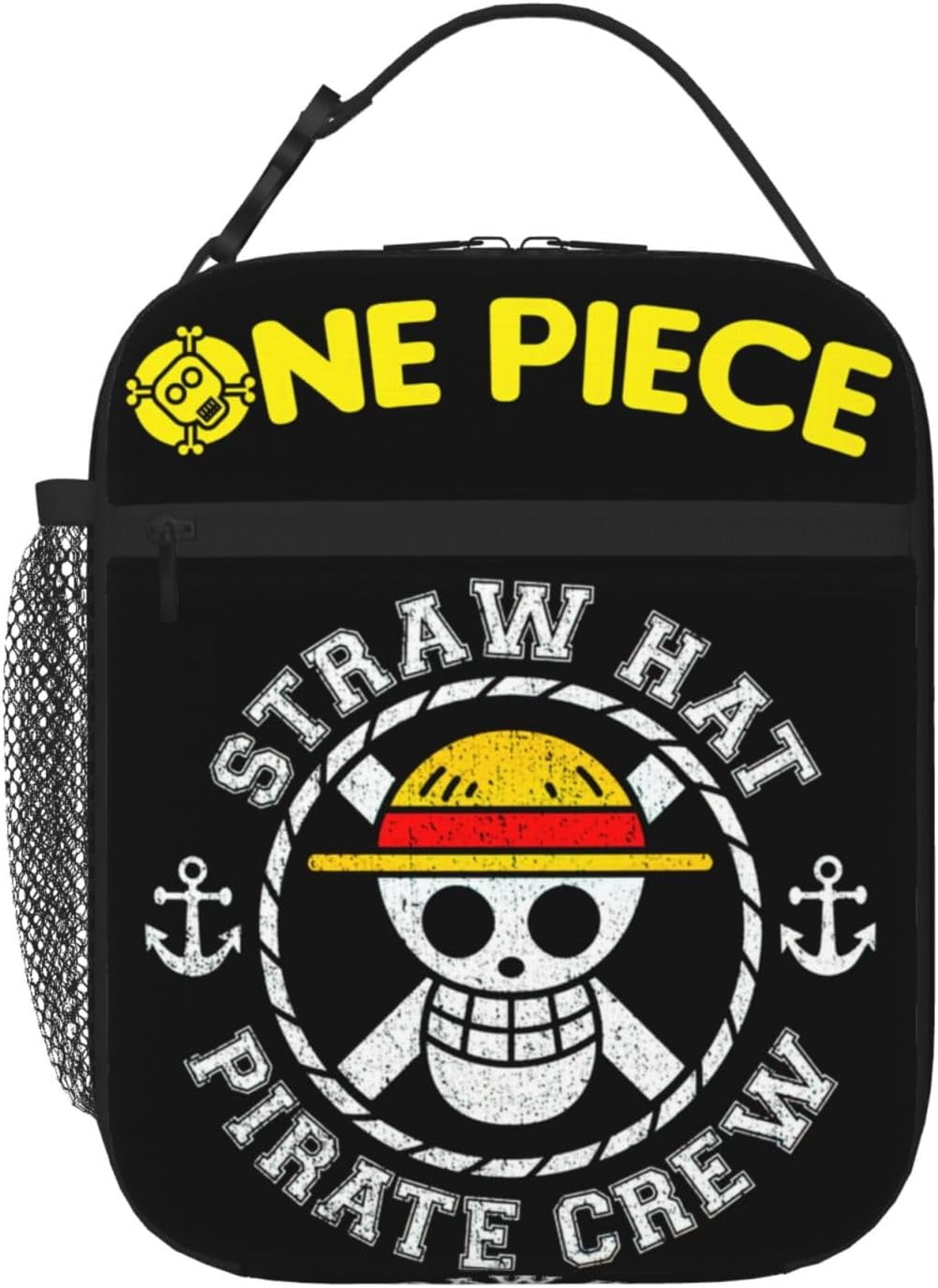 Luffy Inspired Lunch Bag, Reusable Insulated Tote for Work or School ...