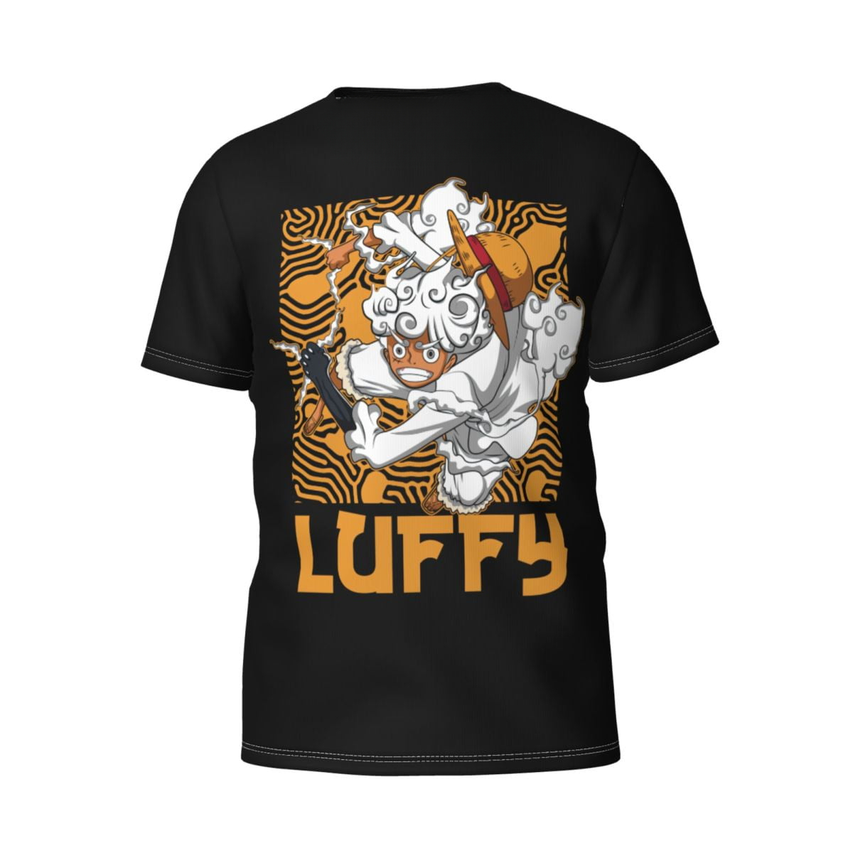Luffy One Piece Anime 3d Graphic Mens Womens Short Sleeve Crew T-Shirt ...