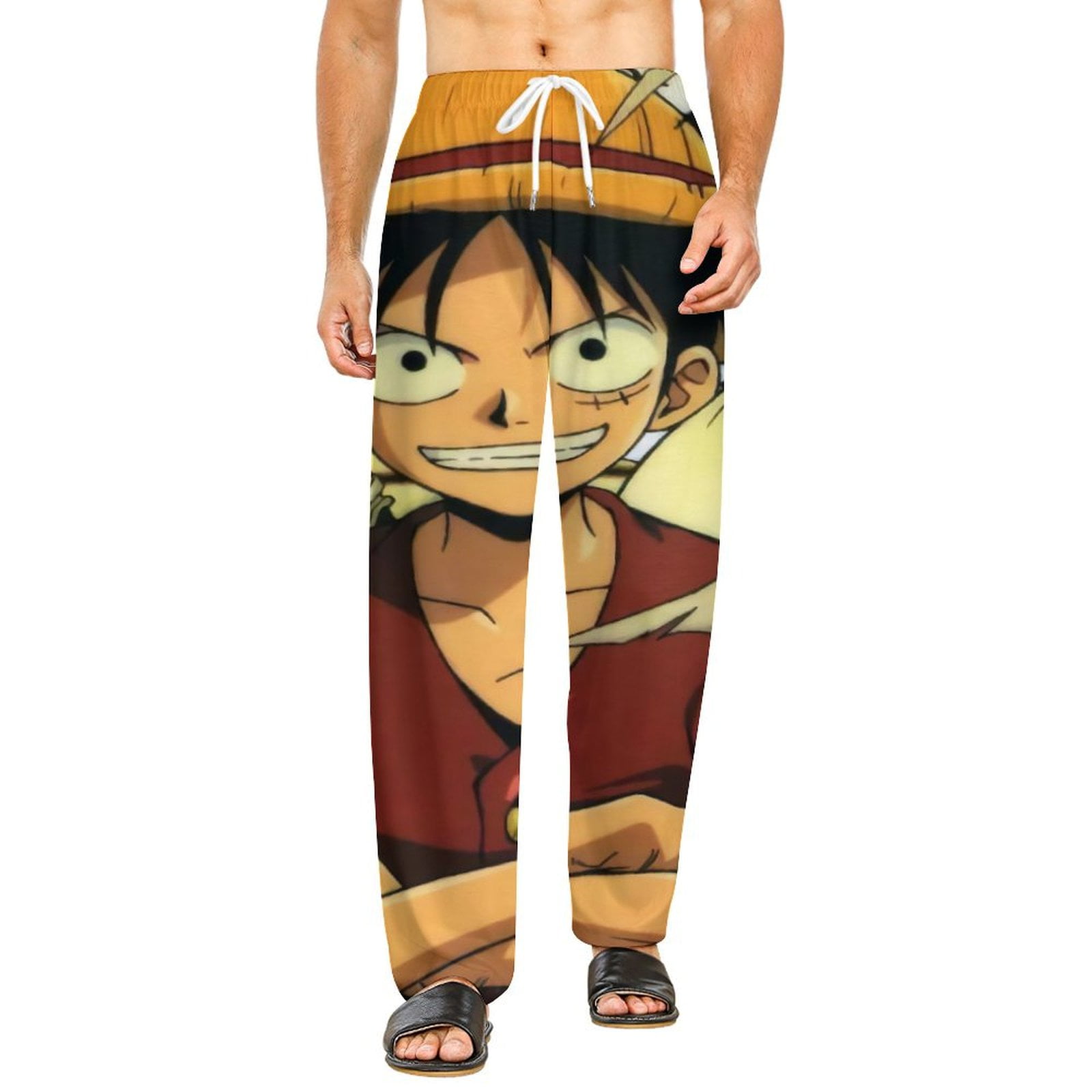 Luffy Pajama Pants for Men Women Funny All Over Print Adult Couple ...