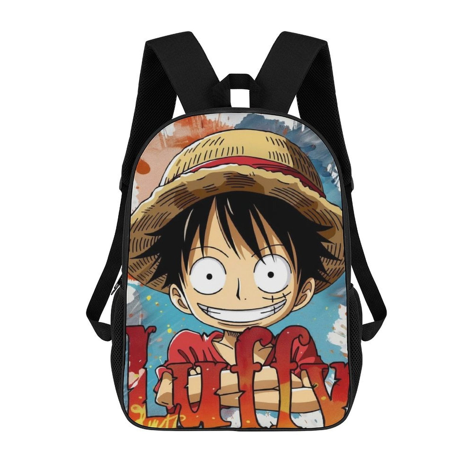 Luffy Straw Hat Anime Art Backpacks for Backpack for Bookbag - Walmart.com