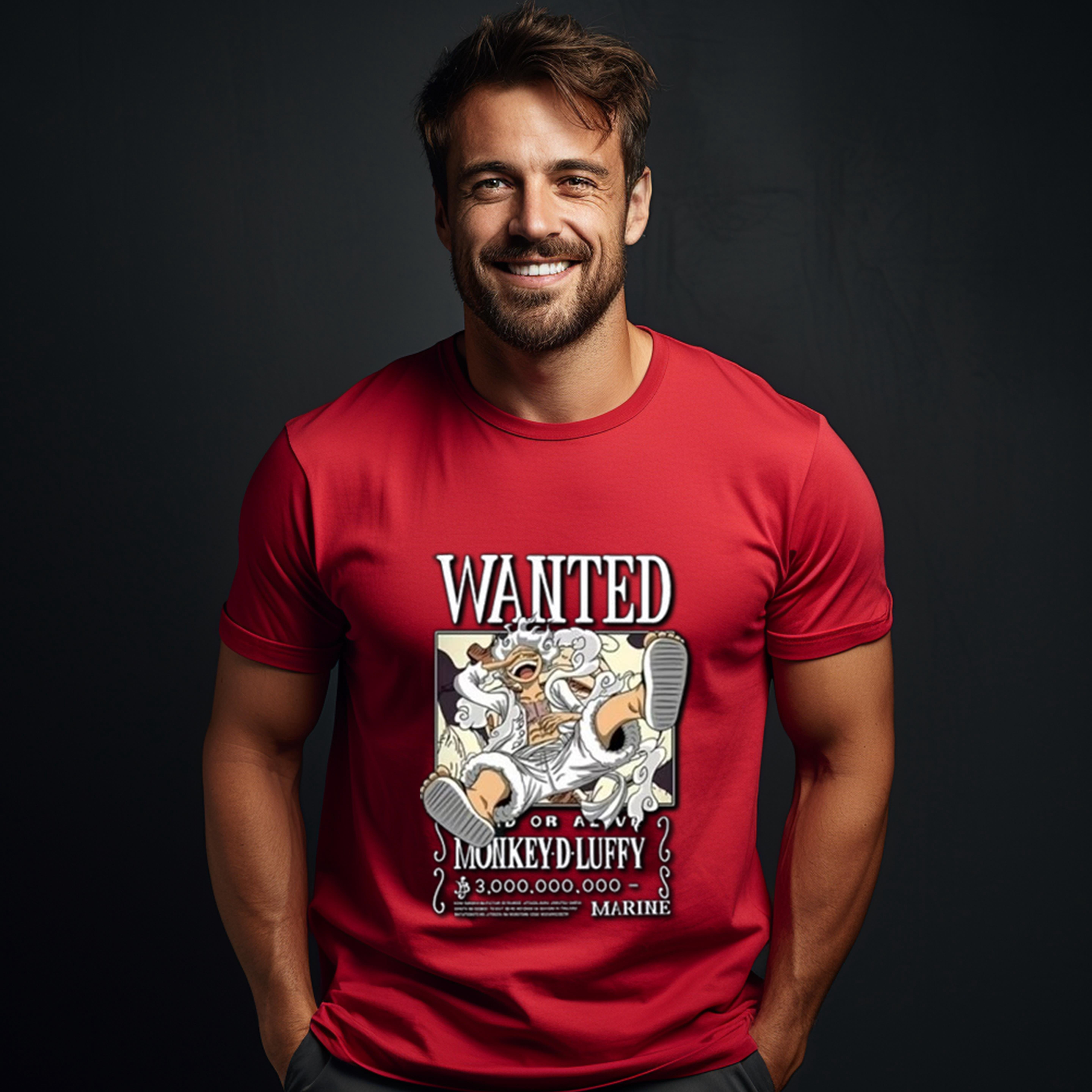 Luffy Wanted Poster Shirt Luffy Gear 5 Sun God Nika Shirt - Walmart.com