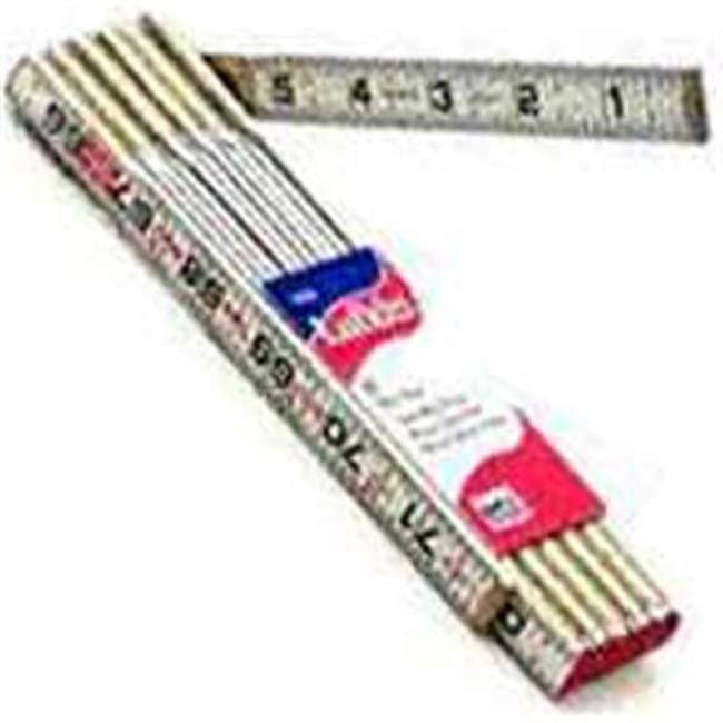 Lufkin 6 ft. x .62 In. 2-Way Wood Folding Rule - Natural Wood Color ...