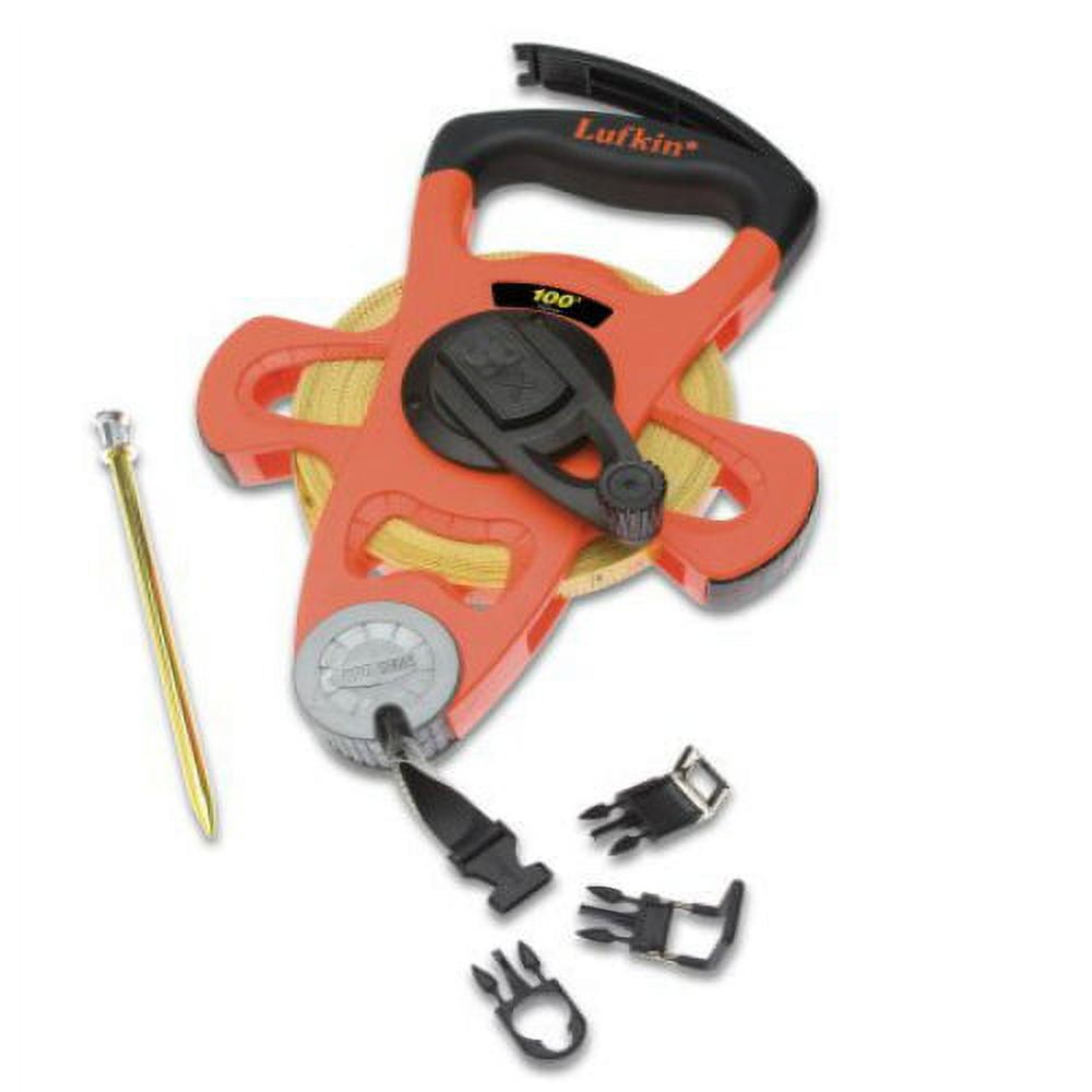 Lufkin PSFE100/PS1706 Linear Fiberglass Tape Rule, 1/2" X 100', Each ...