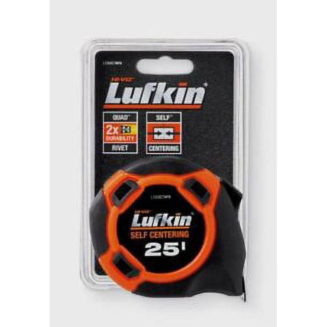 Lufkin Self Centering Tape Measure Lockable Measuring Rule 1"W x 25' L ...