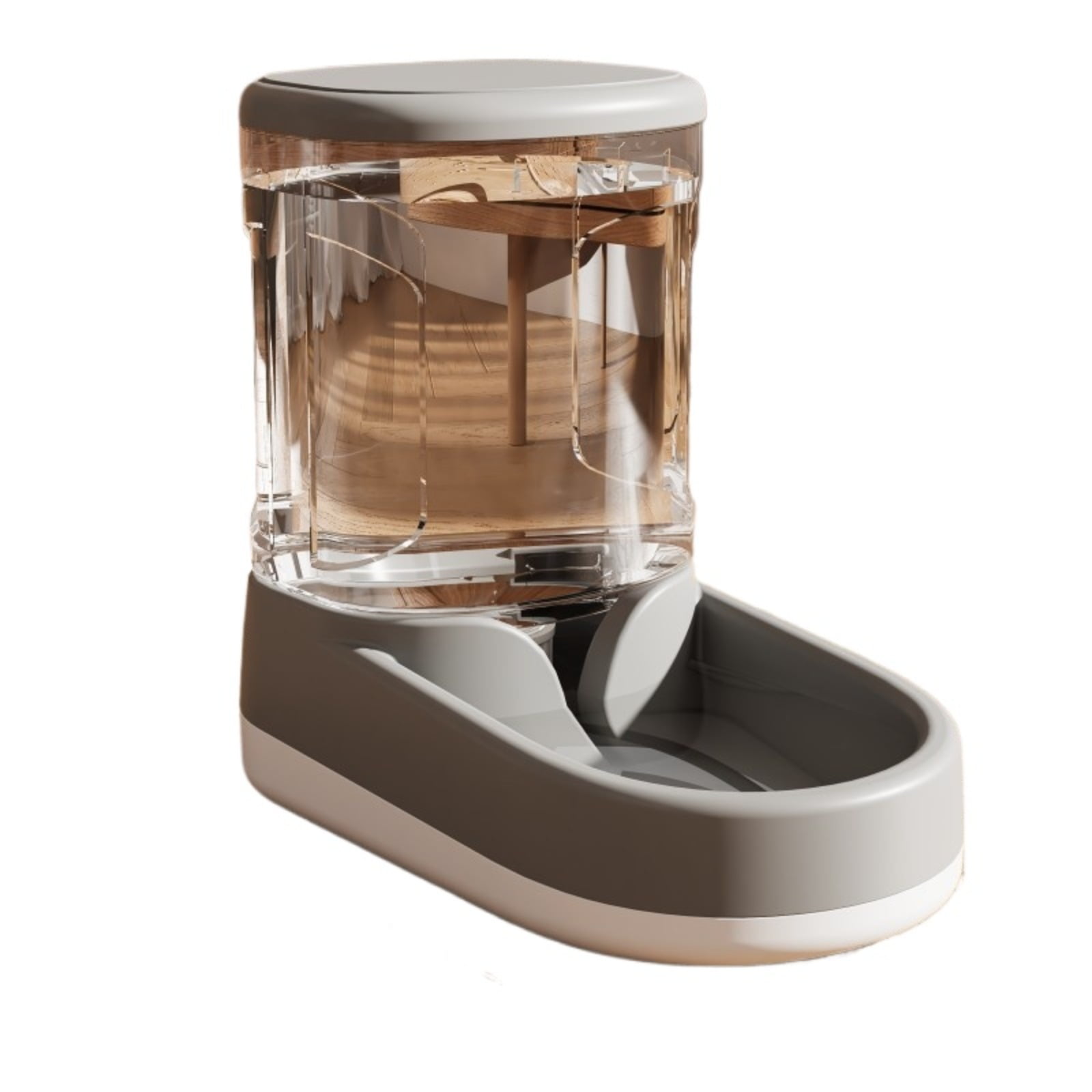 Lufly Automatic Cat Feeder and Water Dispenser set, Gravity Pet Feeder ...