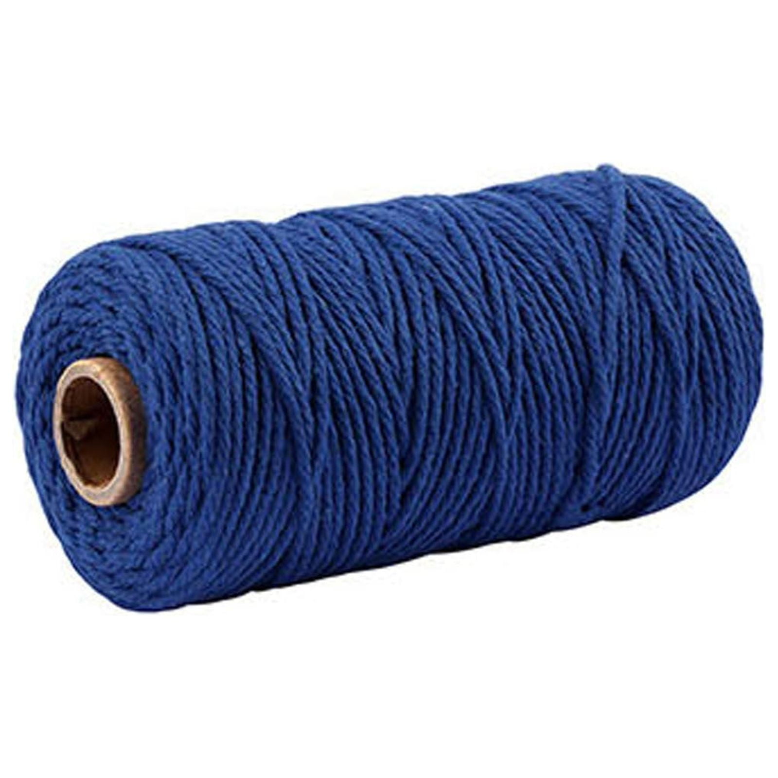 Lufly DYI Macrame Yarn 3 mm x 100 m Decorative Warp Cotton for Knitting ...