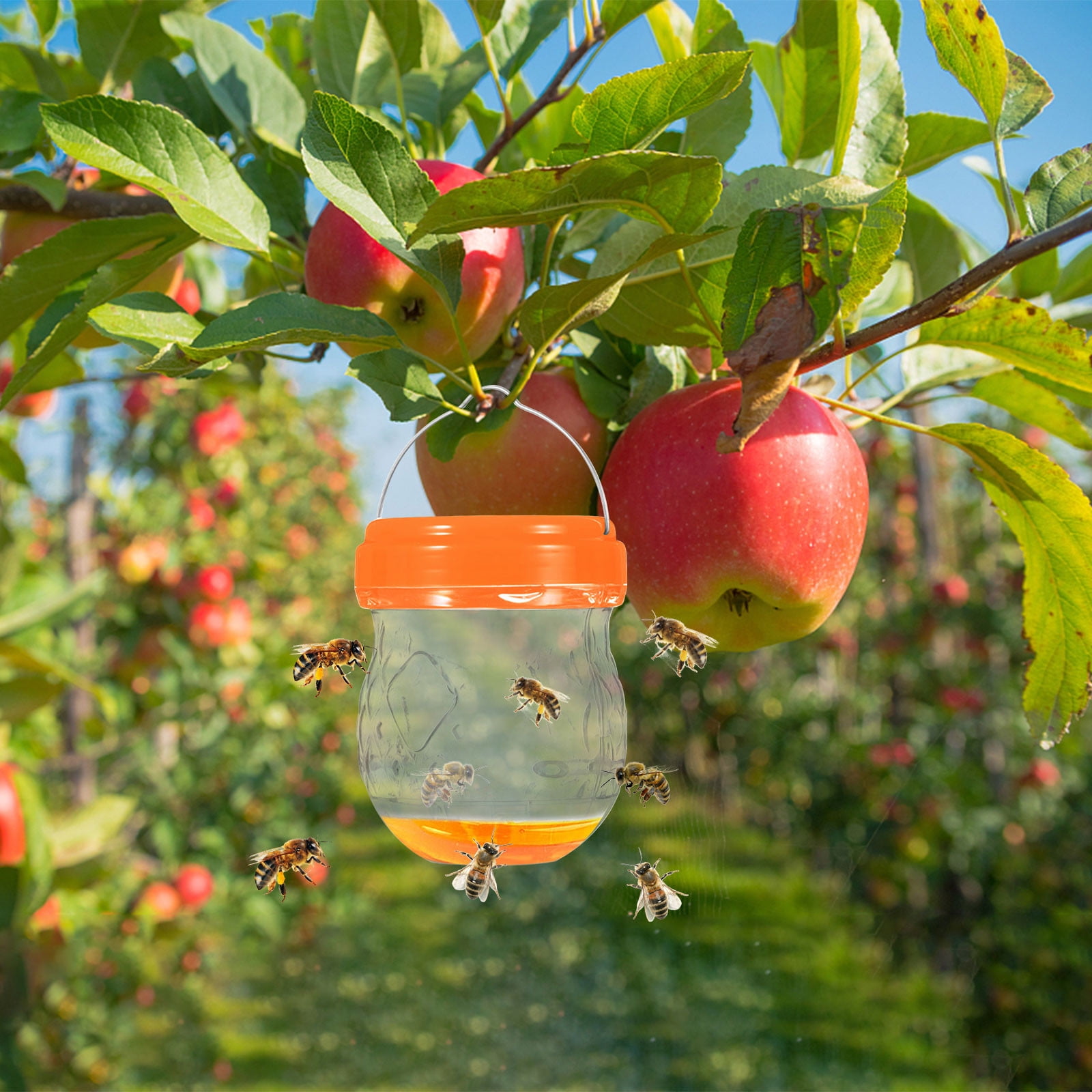 Lufly Orchard Farm Solar Bee Trap Fruit Solar Rechargeable Trap For ...