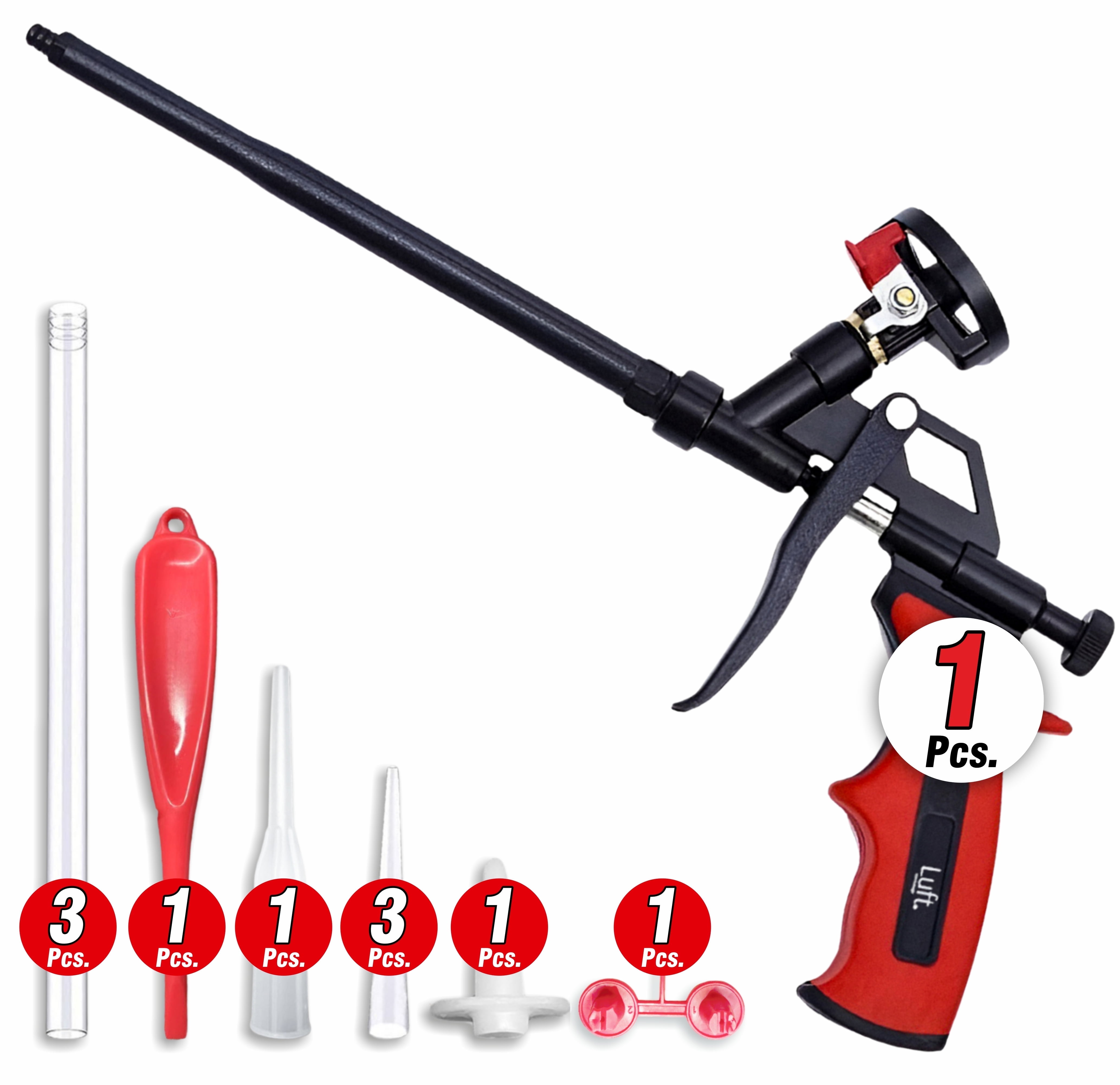 LUFT WERKZEUGE Foam Dispensing Gun Kit – Professional PU Expanding Foam ...