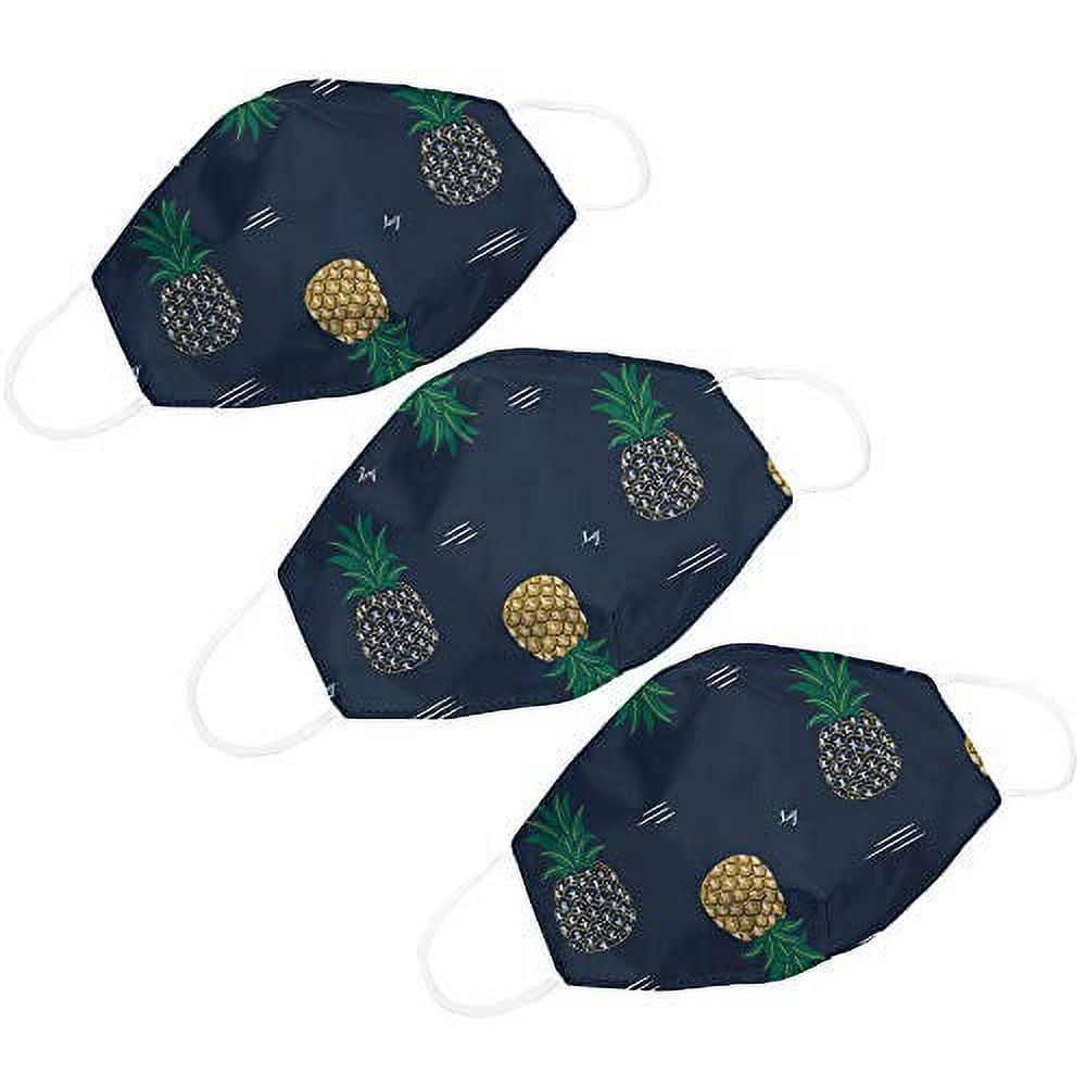 Lug Beaker FACE MASK 3 PK, Pineapple Navy, 3 Count (Pack of 1 ...