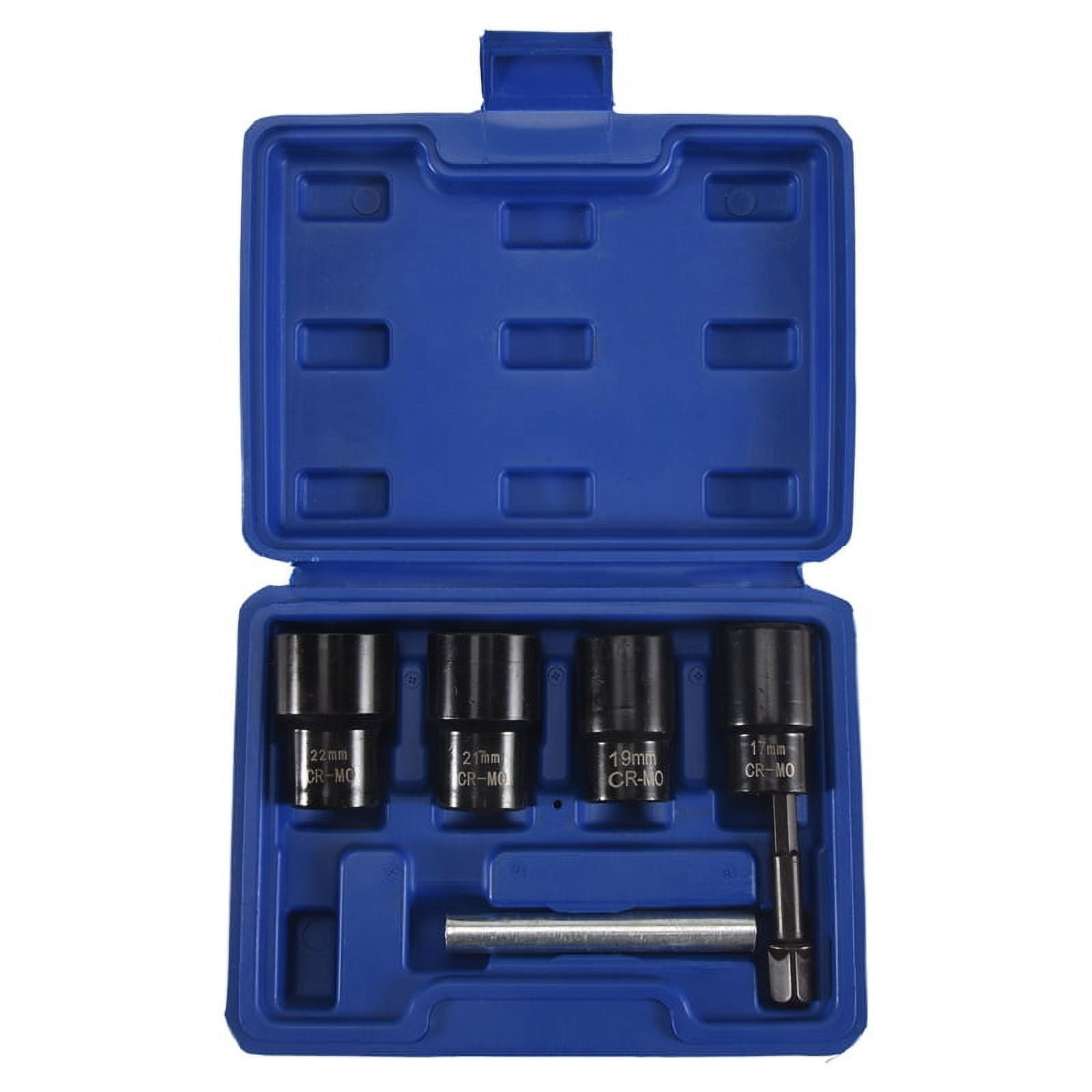 Lug Nut Remover Tool, 6 Piece Extractor Set 1/2 Inch Drive, Locking ...