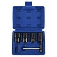 Lug Nut Remover Tool, 6 Piece Extractor Set 1/2 Inch Drive, Locking ...