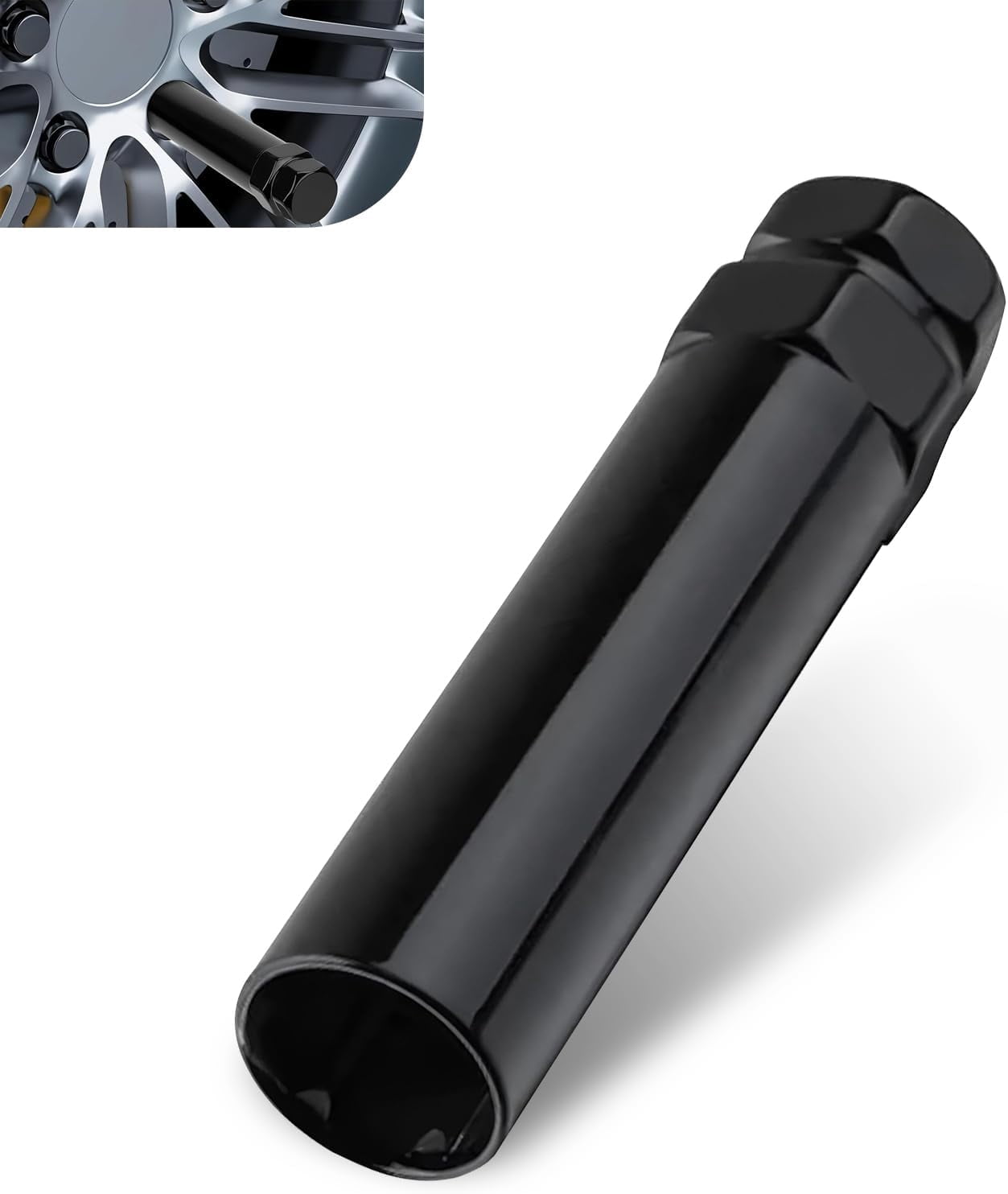 Lug Nut Socket, Steel Spline Socket Set, 6 Spline Wheel Locks Nuts Key ...