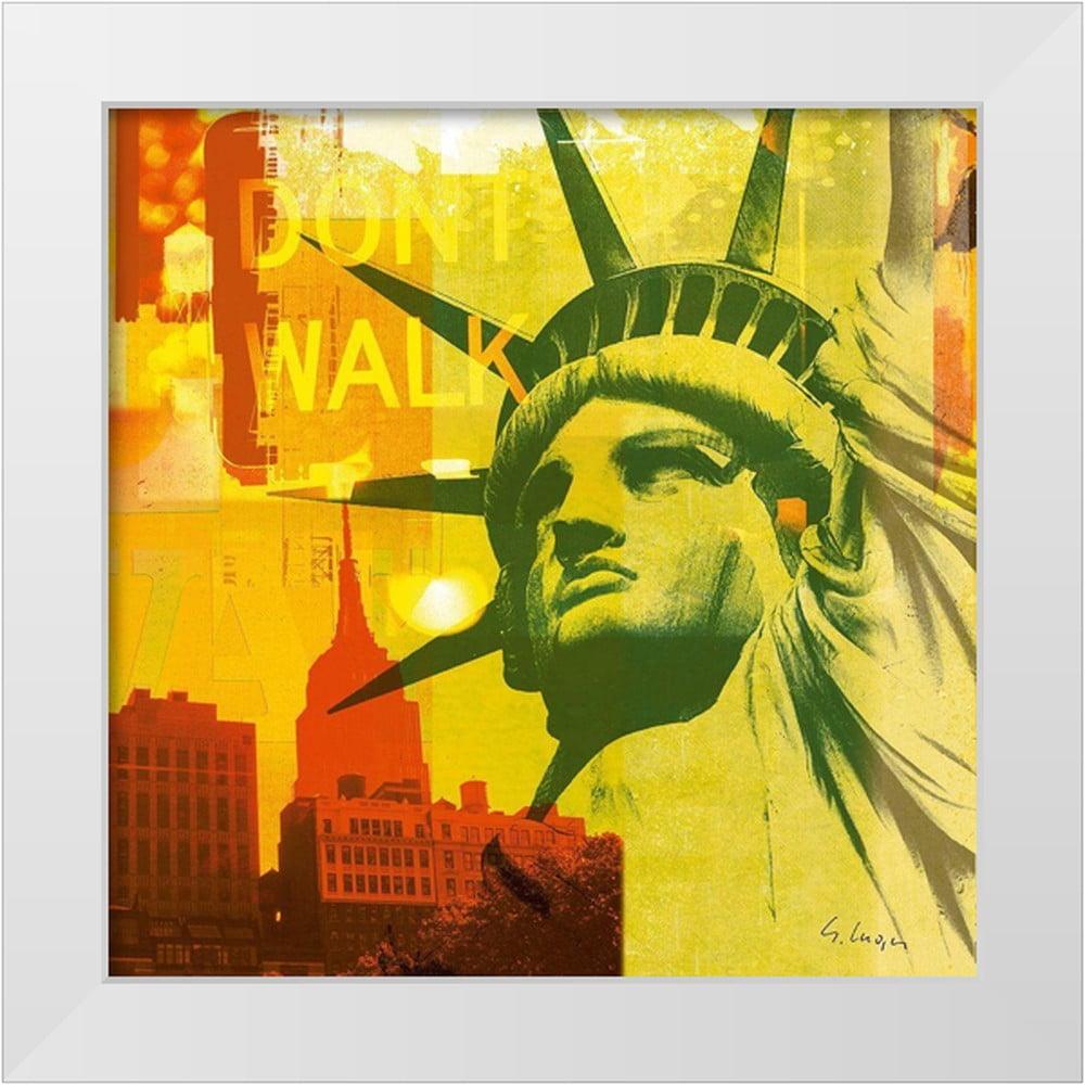 Luger, Gery 12x12 White Modern Wood Framed Museum Art Print Titled - New York III - Walmart.com