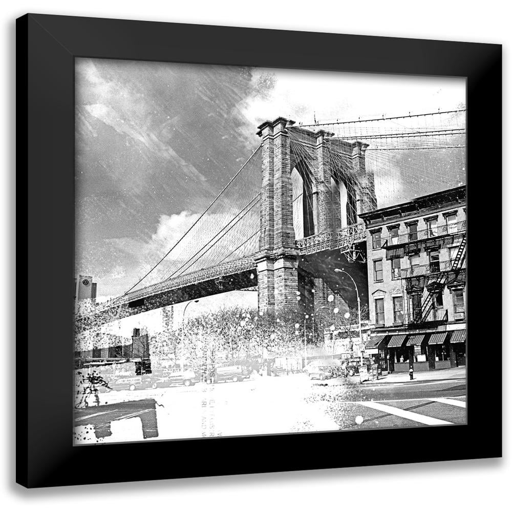 Luger, Gery 15x15 Black Modern Framed Museum Art Print Titled - New York V - Walmart.com