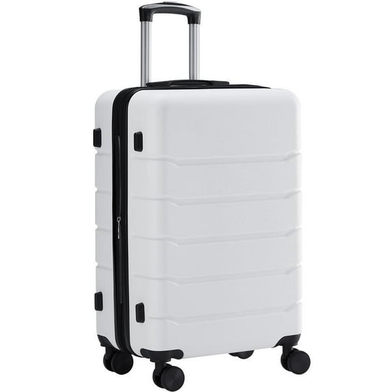 Luggage 20''/24''/28''Luggage, Hard Shell ABS Suitcase with Double ...