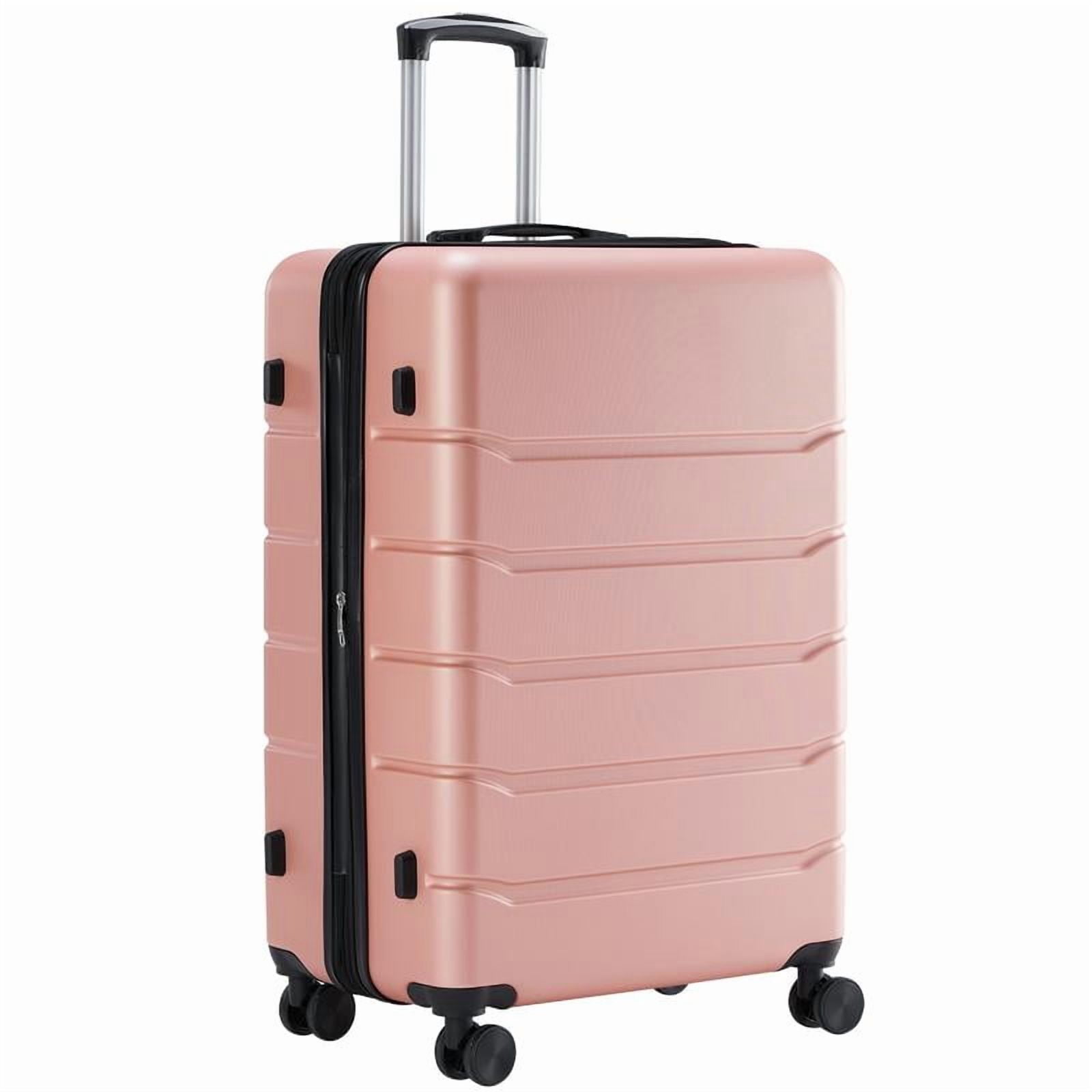 Luggage 20''/24''/28''Luggage, Hard Shell ABS Suitcase with Double ...
