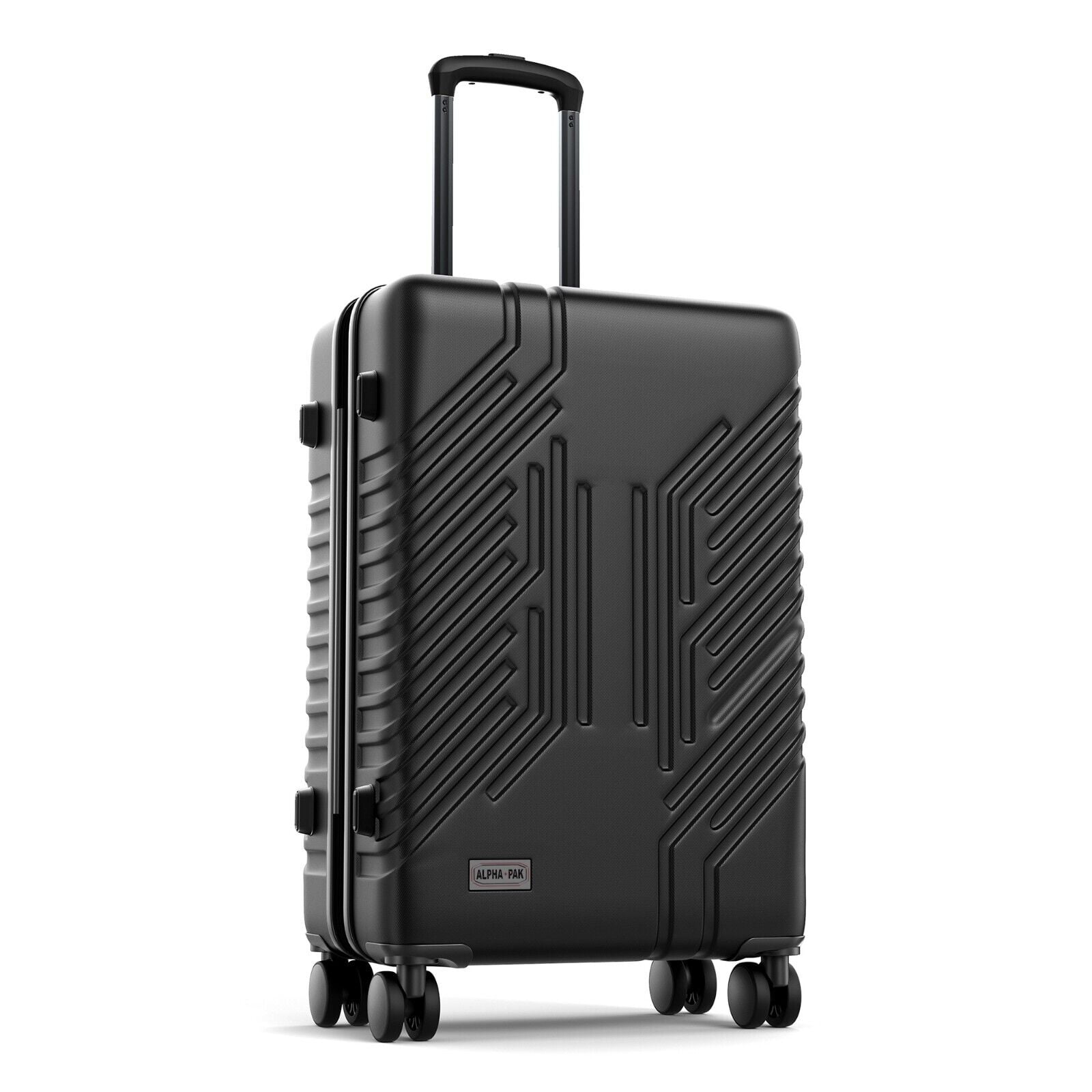 Luggage Aluminum Frame Hard Shell Suitcase TSA Lock PC+ABS w/ Spinner ...