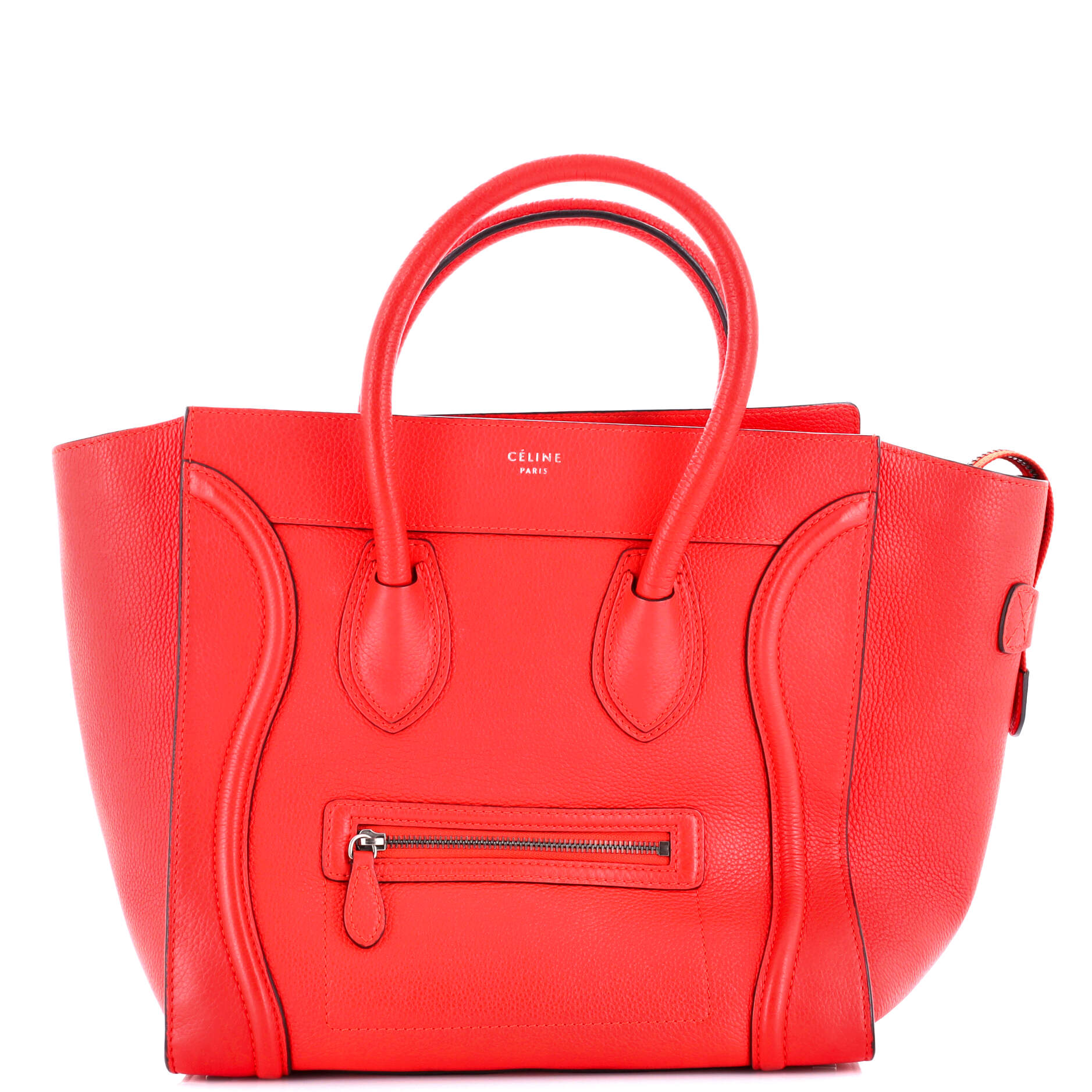 Pre-Owned Luggage Bag Grainy Leather Mini By Rebag - Walmart.com