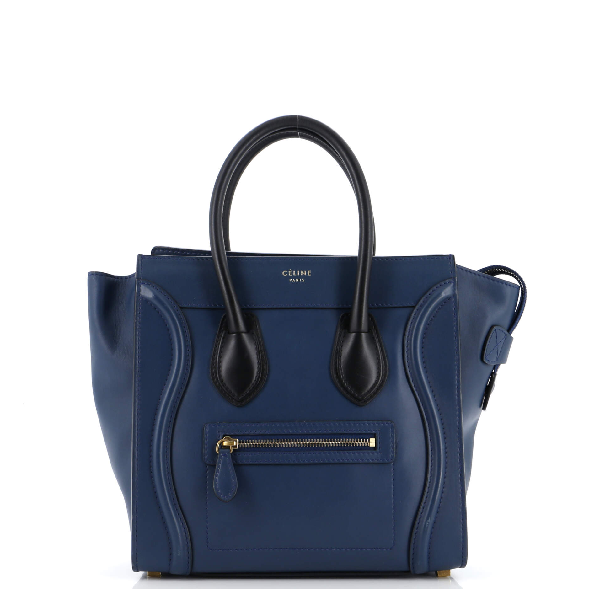 Pre-Owned Luggage Bag Smooth Leather Micro By Rebag - Walmart.com