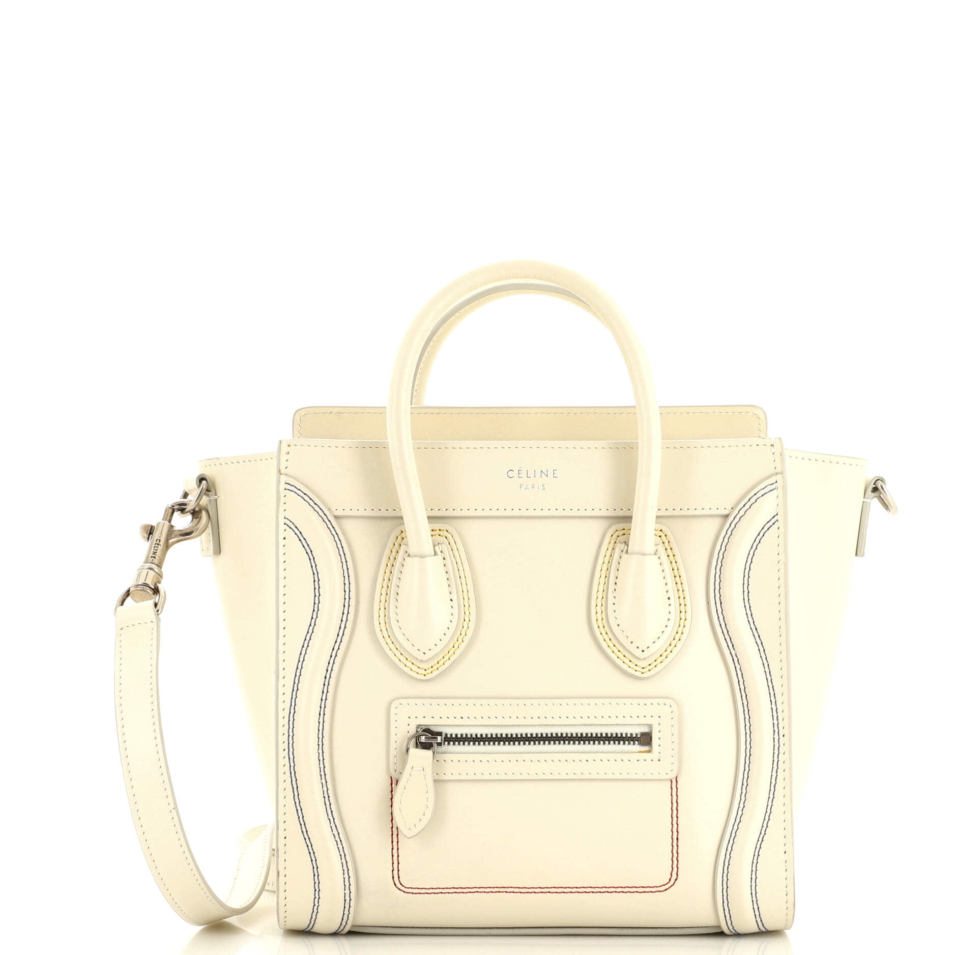 Pre-Owned Luggage Bag Smooth Leather Nano by Rebag - Walmart.com