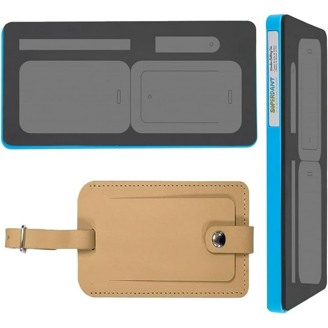 Luggage Bag Tags Leather Cutting Dies Travel Id Labels Suitcase Name ...