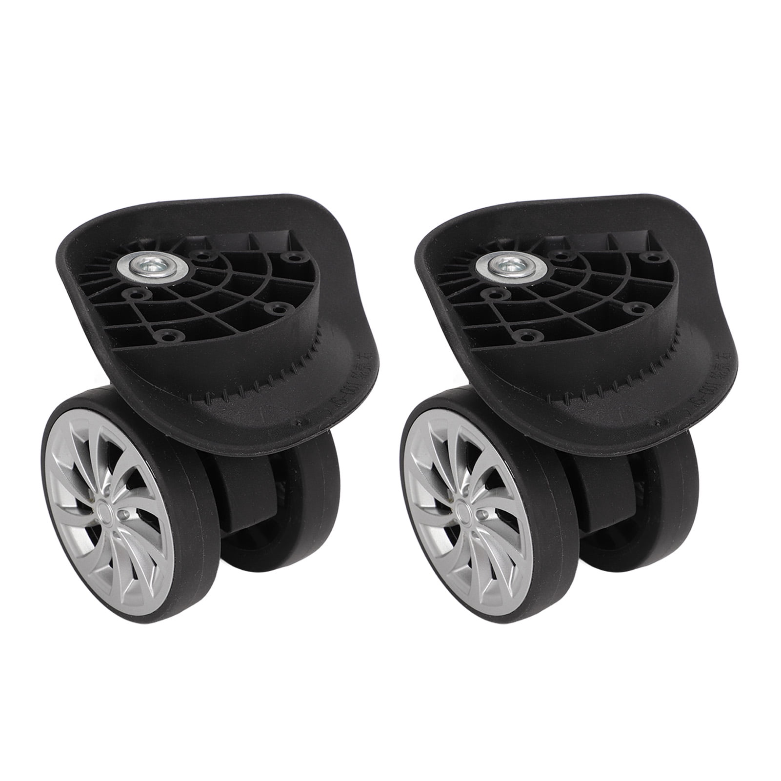 Luggage Caster Wheels, Luggage Wheels One Pair Nylon With Screws For ...
