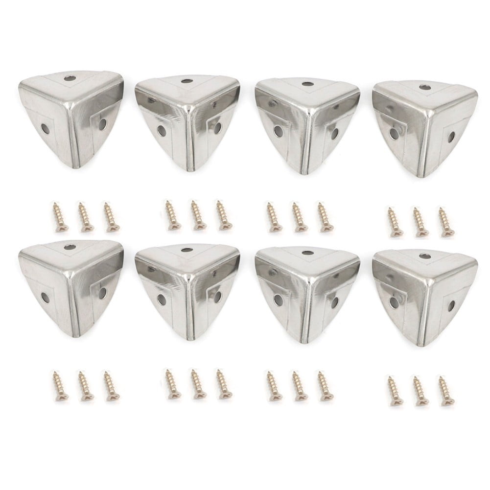 Luggage Corner Retro Iron Corner Protect Wooden Box Corner Protect 8PCS ...