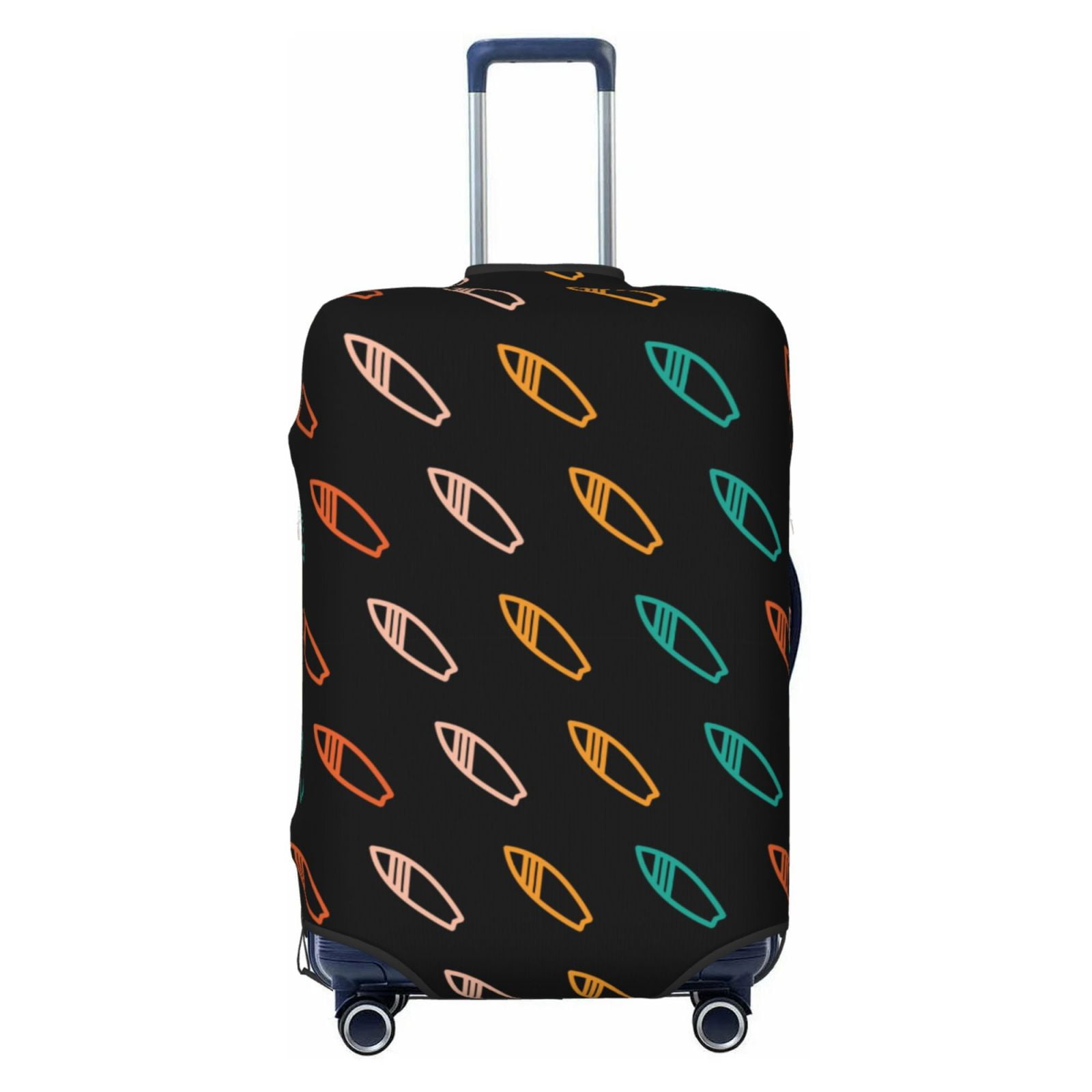Luggage Cover Anti Scratch, Colorful Surfboard Elastic Suitcase ...