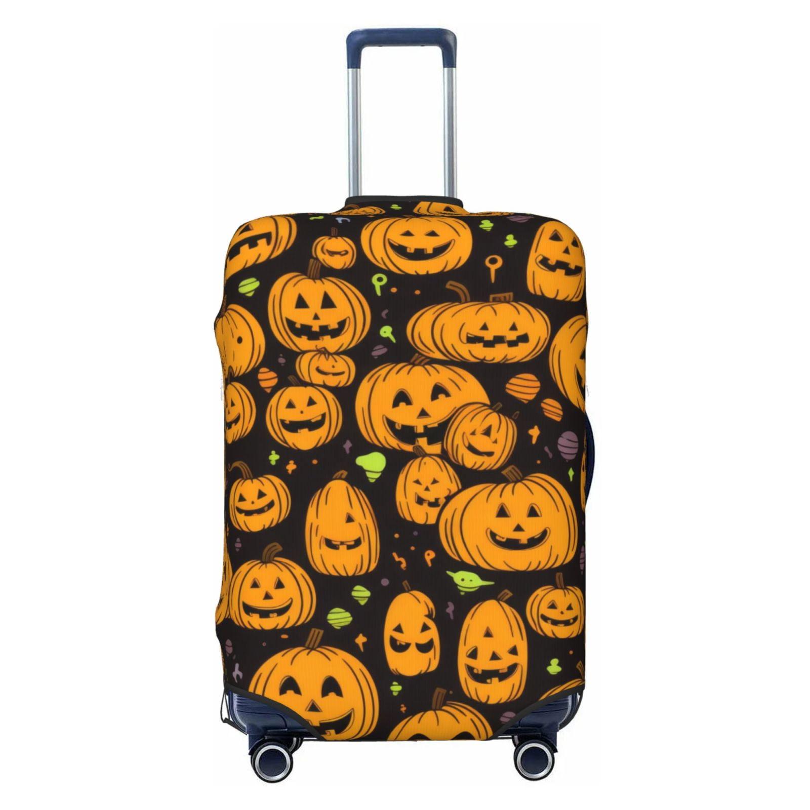 Luggage Cover Anti Scratch, Halloween Cute Pumpkin Elastic Suitcase ...