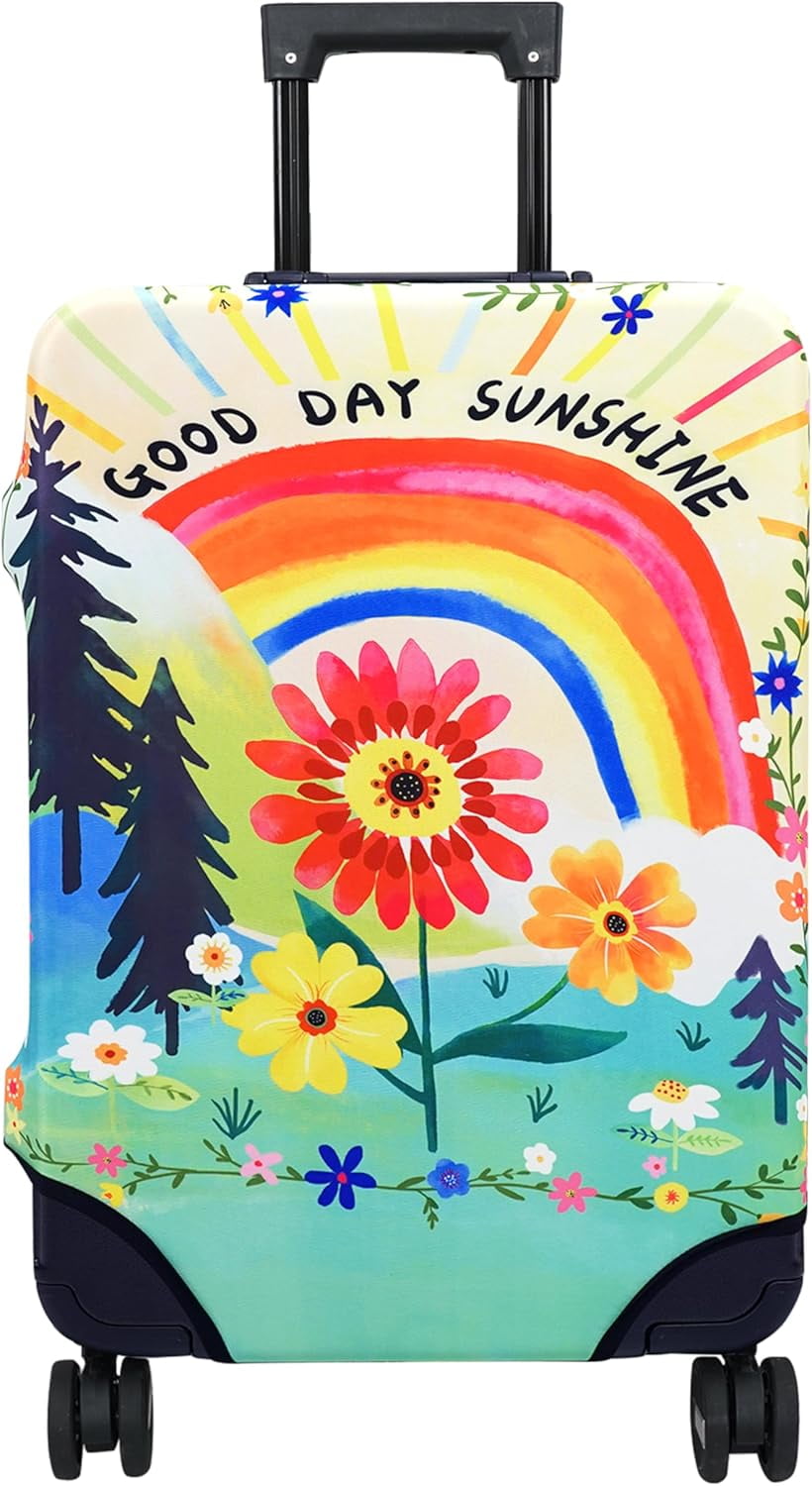 Luggage Cover Approved Travel Suitcase Protector Natural Bohemia ...