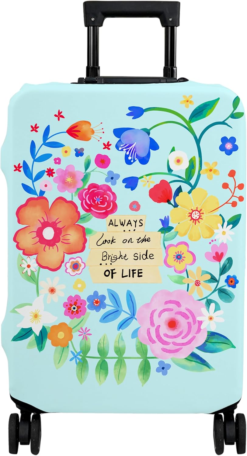 Luggage Cover Approved Travel Suitcase Protector Natural Bohemia ...