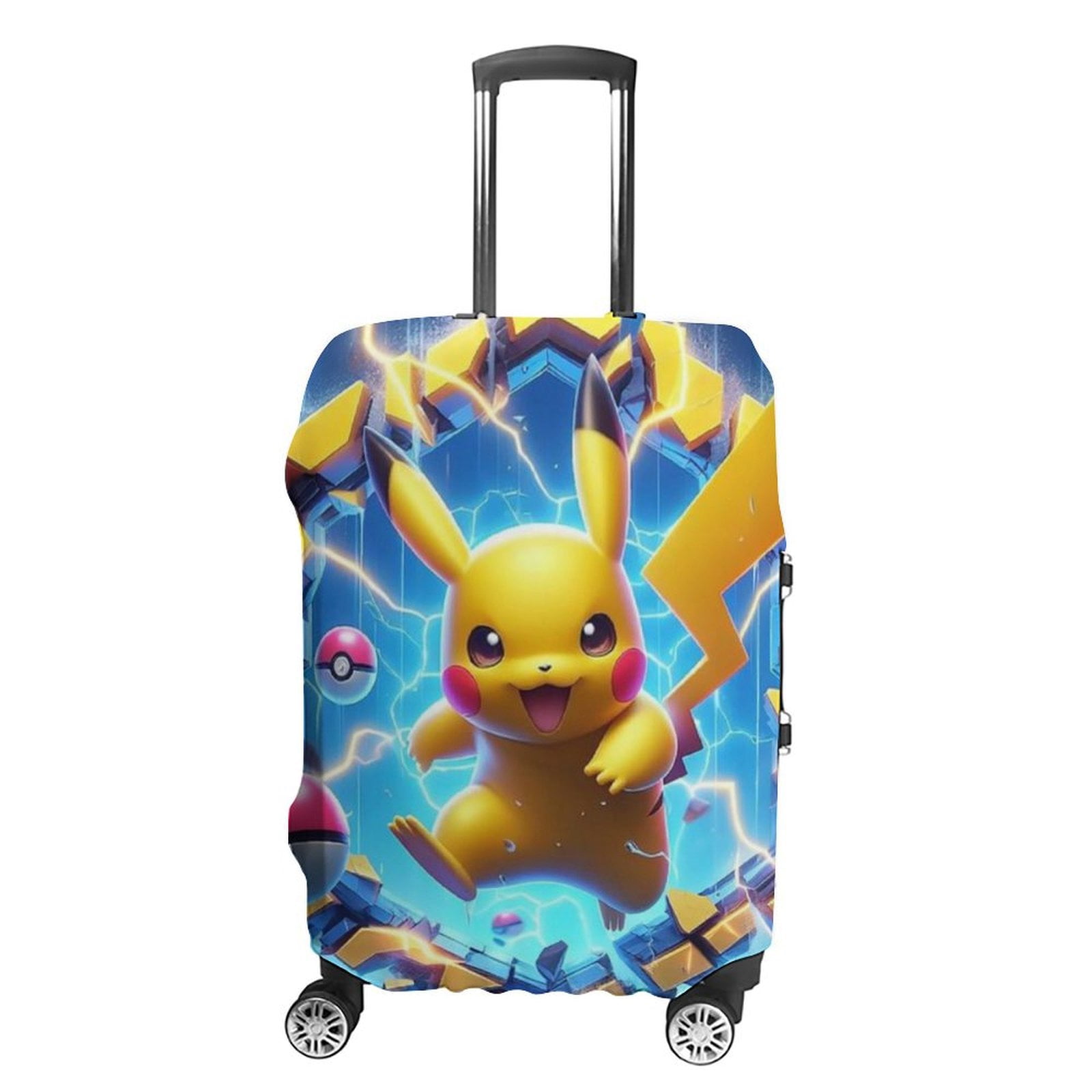 Luggage Cover Cartoon Pokemon Suitcase Protector Cover, Anti-scratch ...