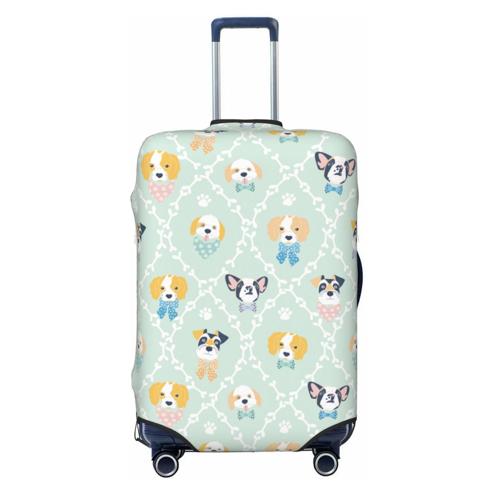 Luggage Cover, Different Breeds Of Dogs Suitcase Cover For Luggage Fits ...