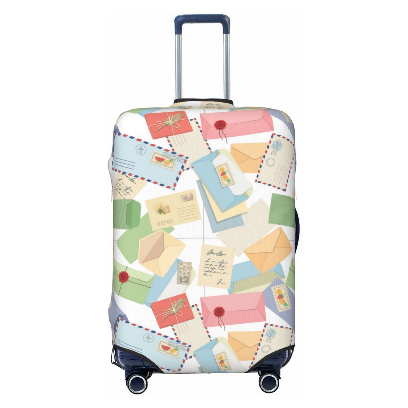 Luggage Cover, Envelope Pattern Color Suitcase Cover For Luggage Fits ...