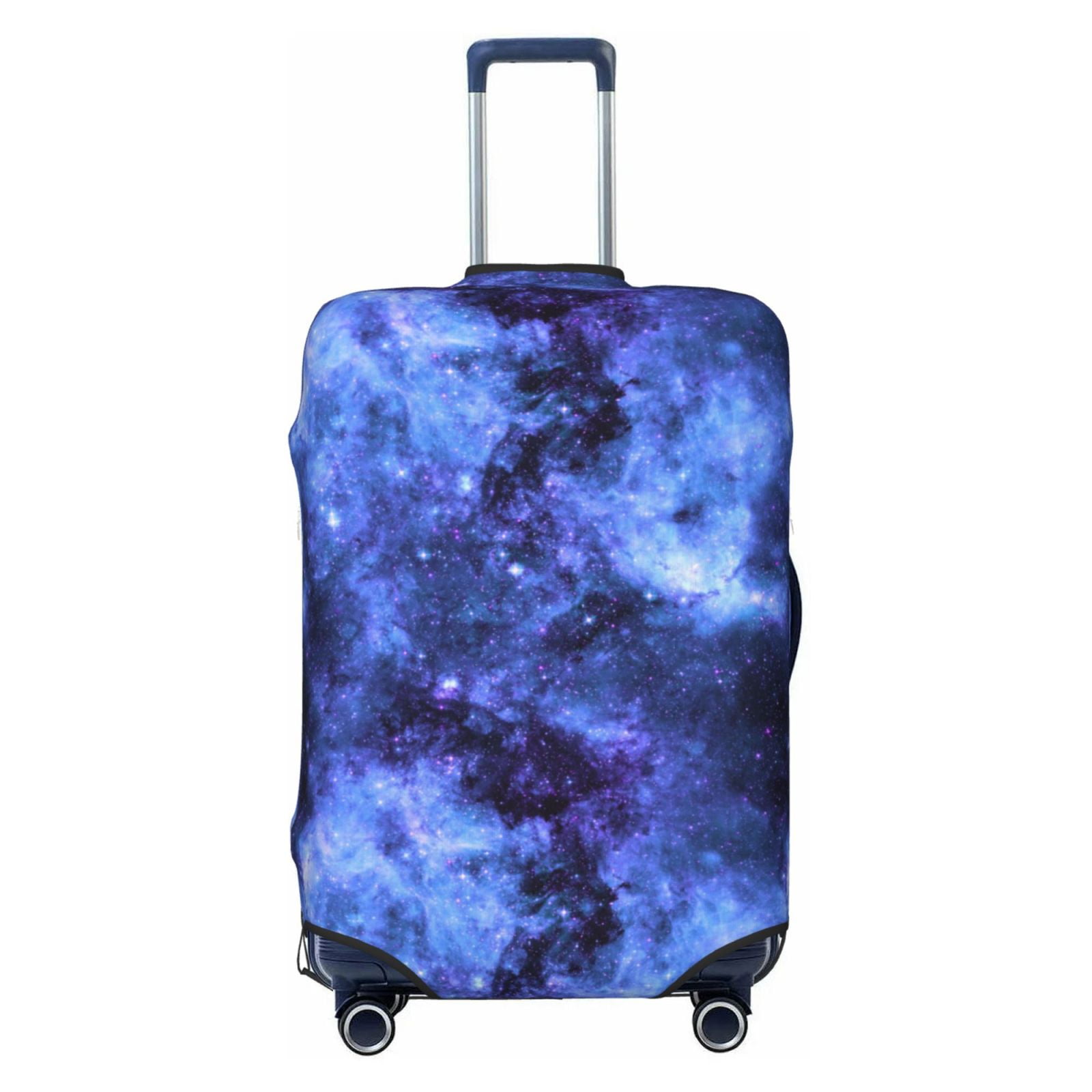 Luggage Cover For Travel Business Trip, Blue Starry Sky Violet ...