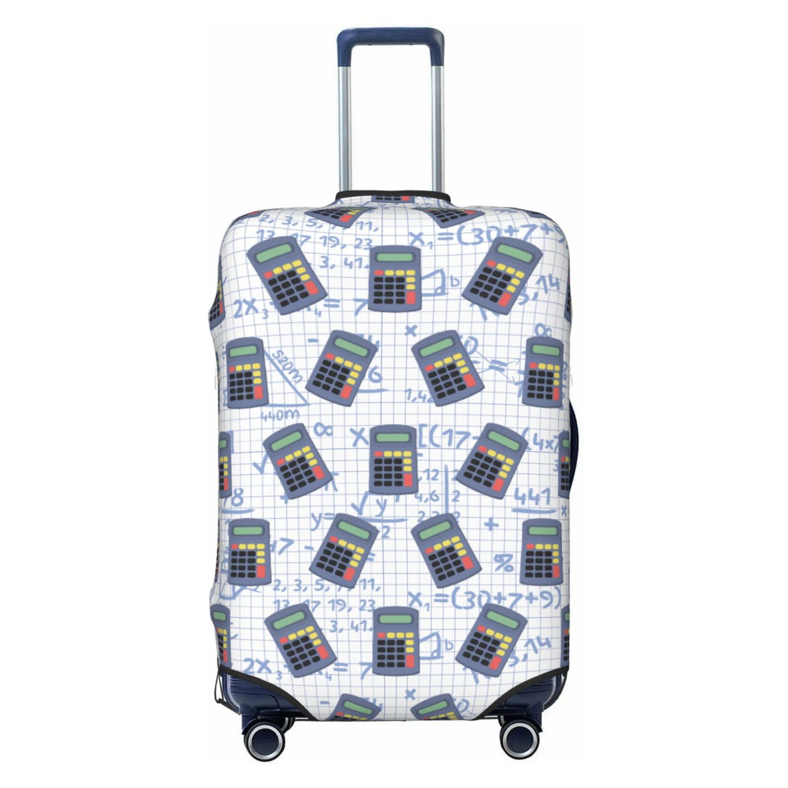 Luggage Cover, Math Number Print Calculator Suitcase Cover For Luggage ...