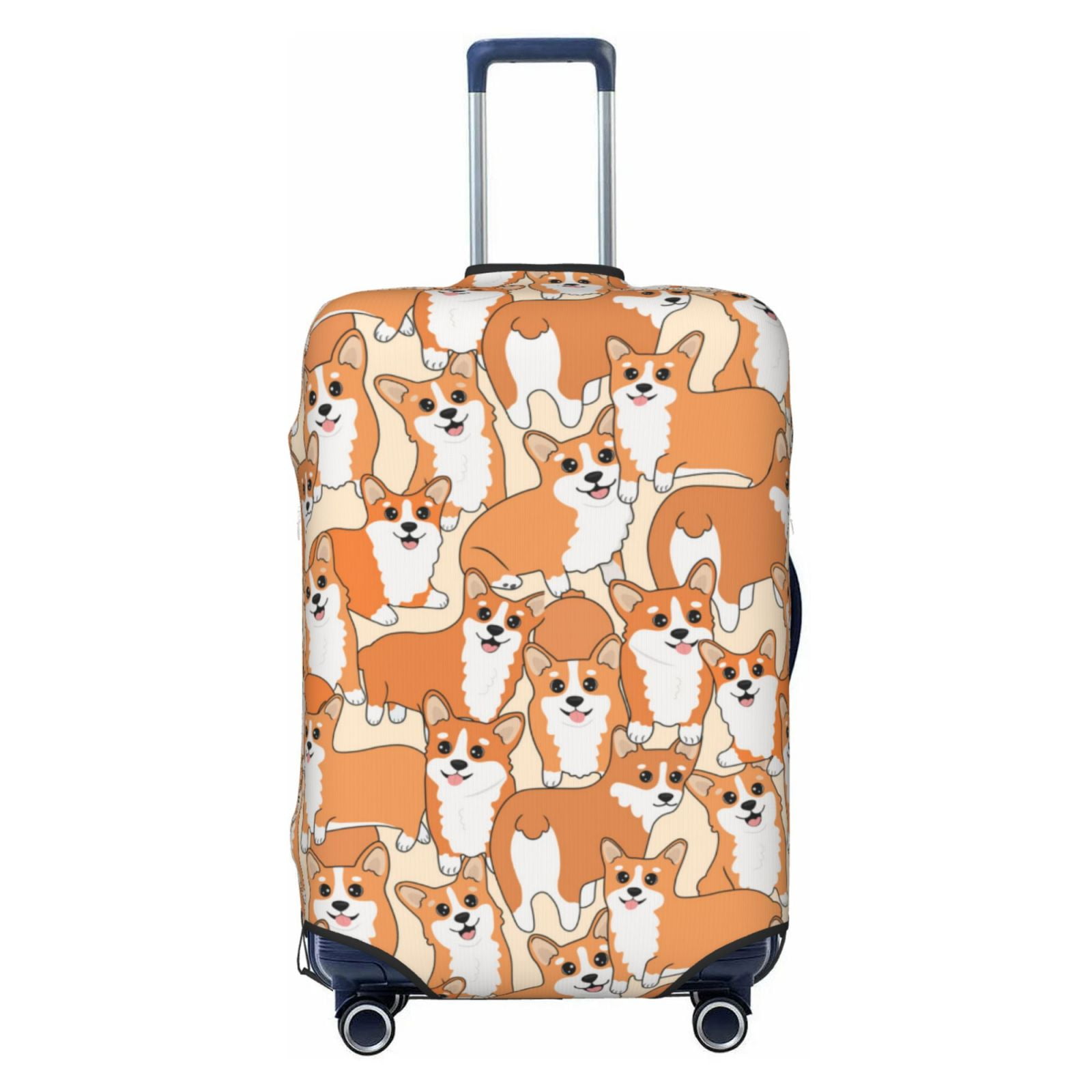 Luggage Cover (No Suicase) Corgi Animal Soft Suitcase Covers Protector ...