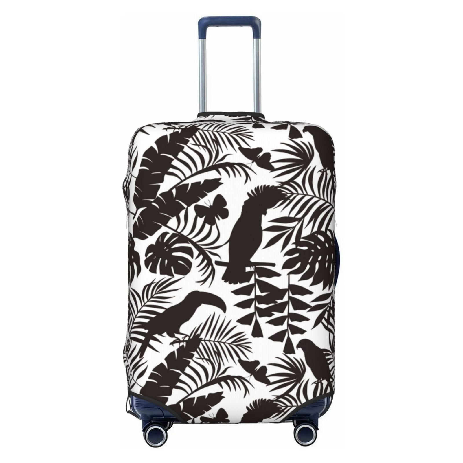 Luggage Cover (No Suicase) Parrot leaves shadow Soft Suitcase Covers ...