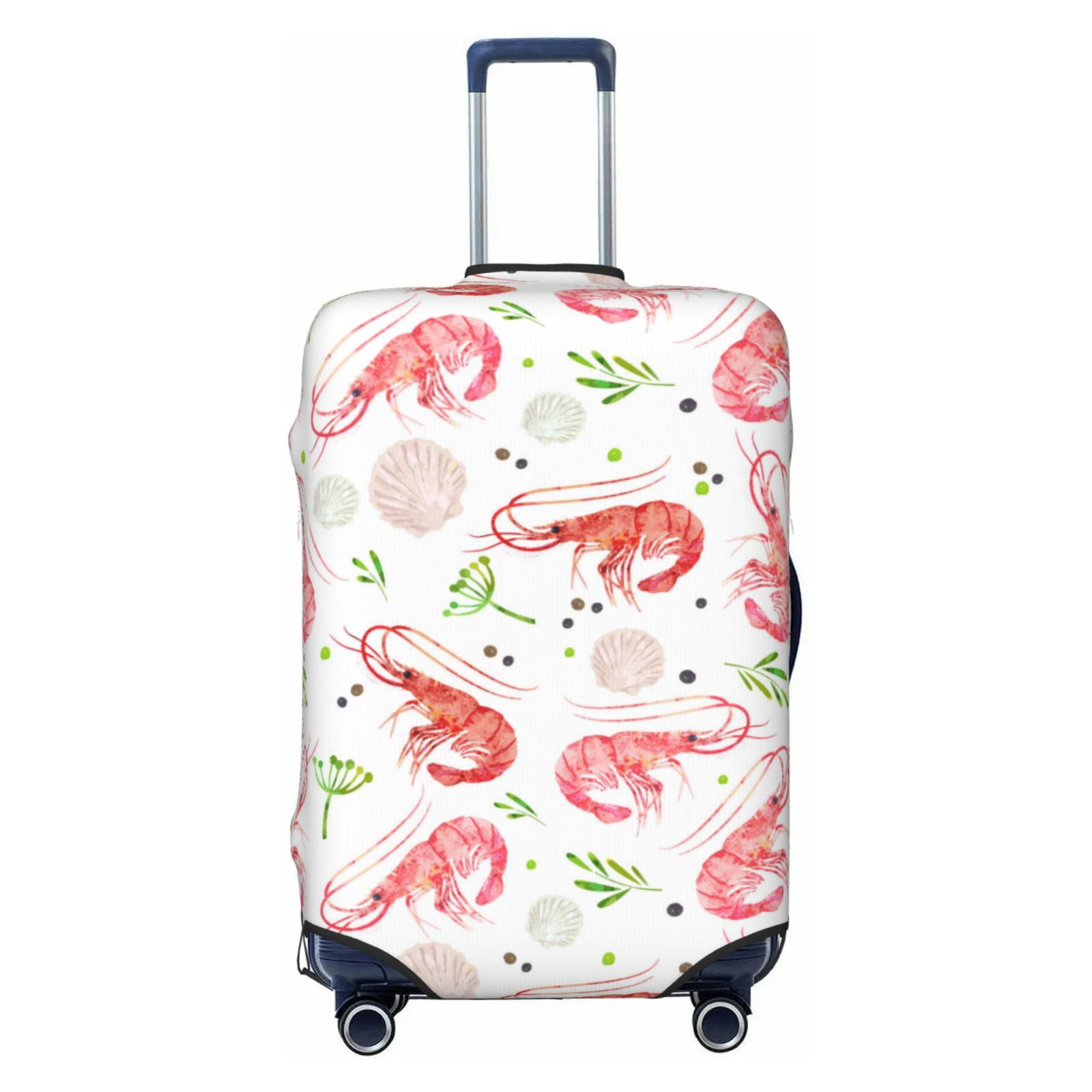 Luggage Cover Protector Suitcase Cover - Shrimp Shells Seaweed High ...