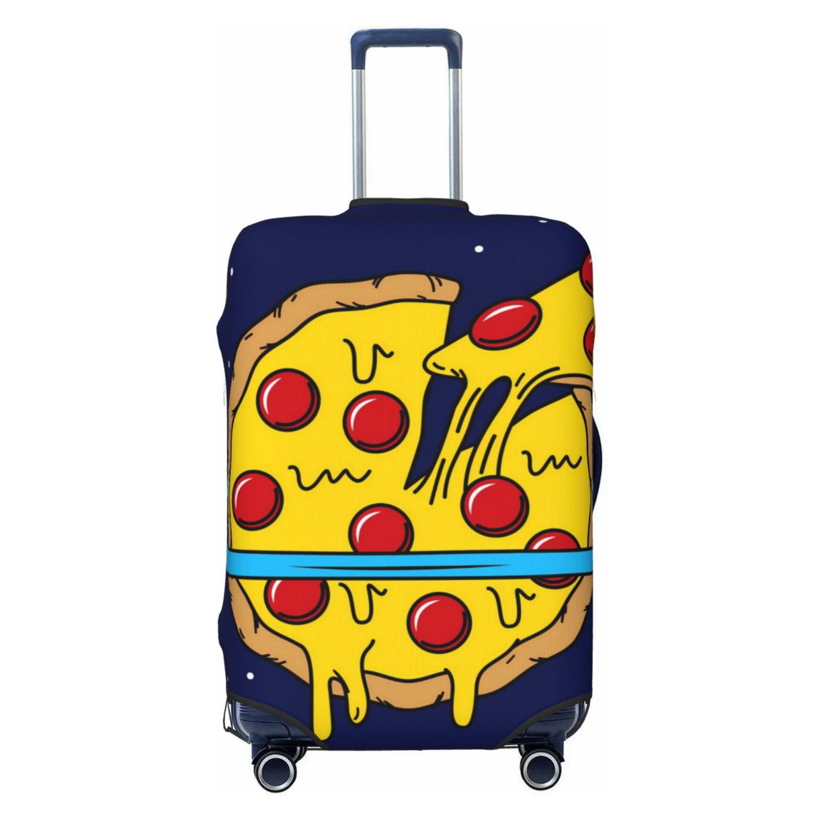 Luggage Cover for Travel Business Trip PLANETA EN FORMA DE PIZZA ...
