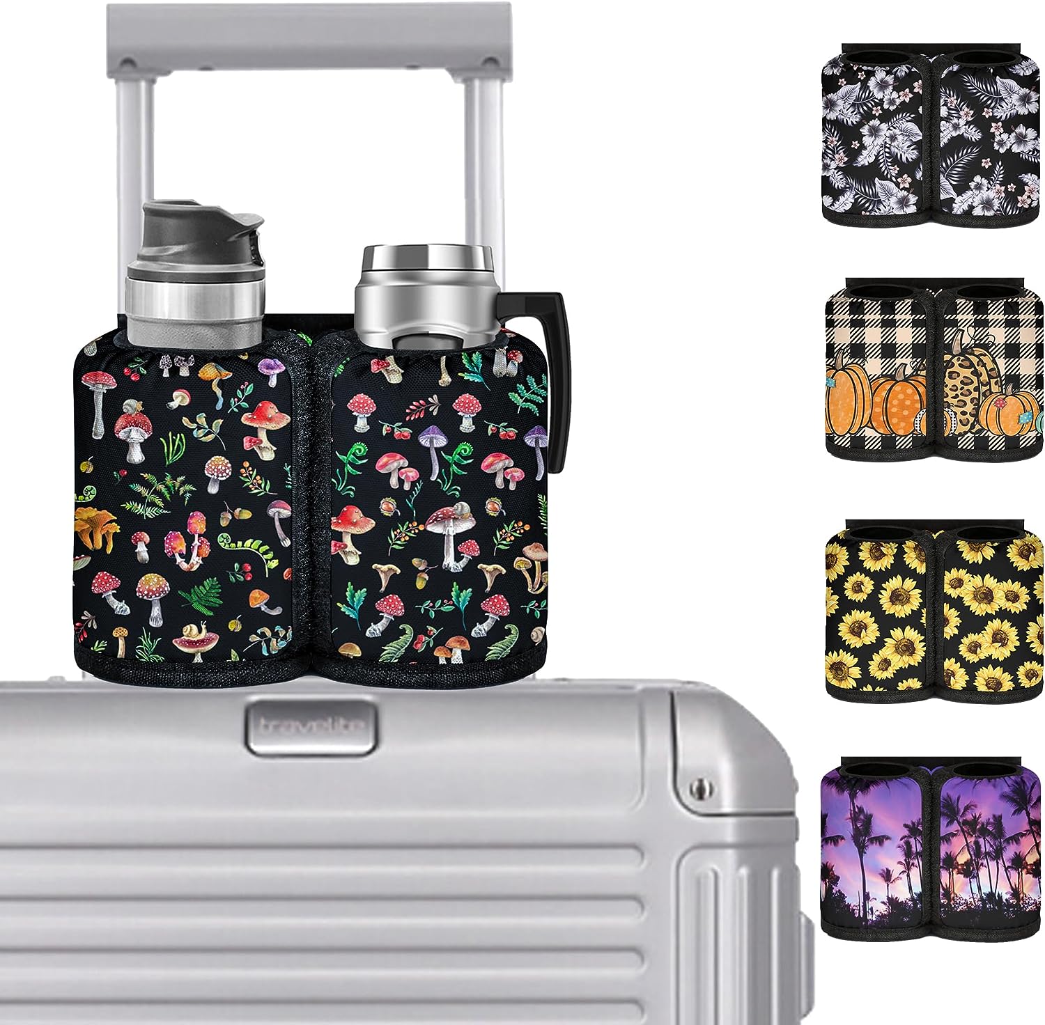 Luggage Cup Holder for Suitcases Travelers Accessories Carry on with ...