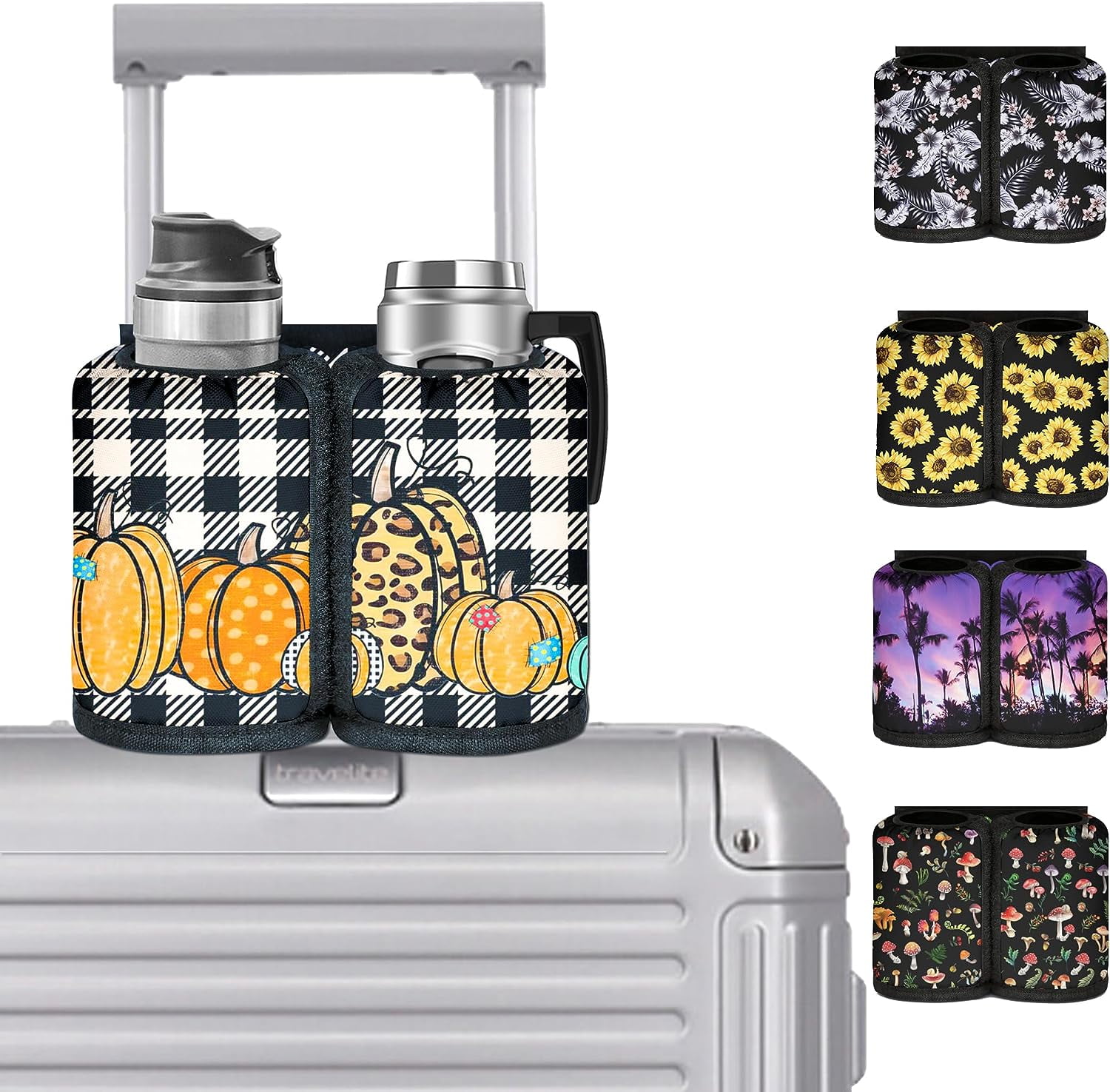 Luggage Cup Holder for Suitcases Travelers Accessories Carry on with ...