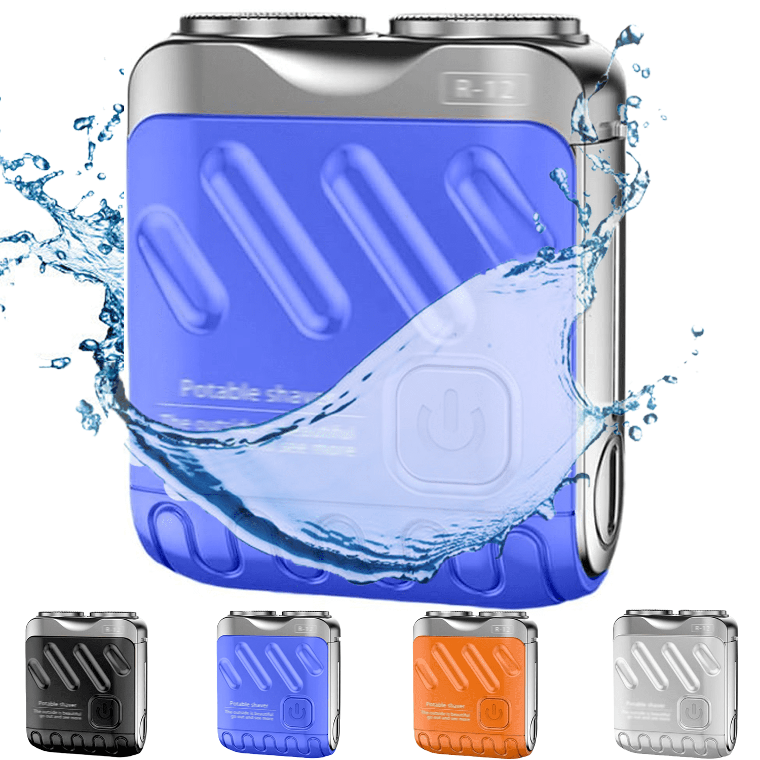 Luggage Electric Shaver,Electric Razor for Men,Mini Small Steel Cannon ...