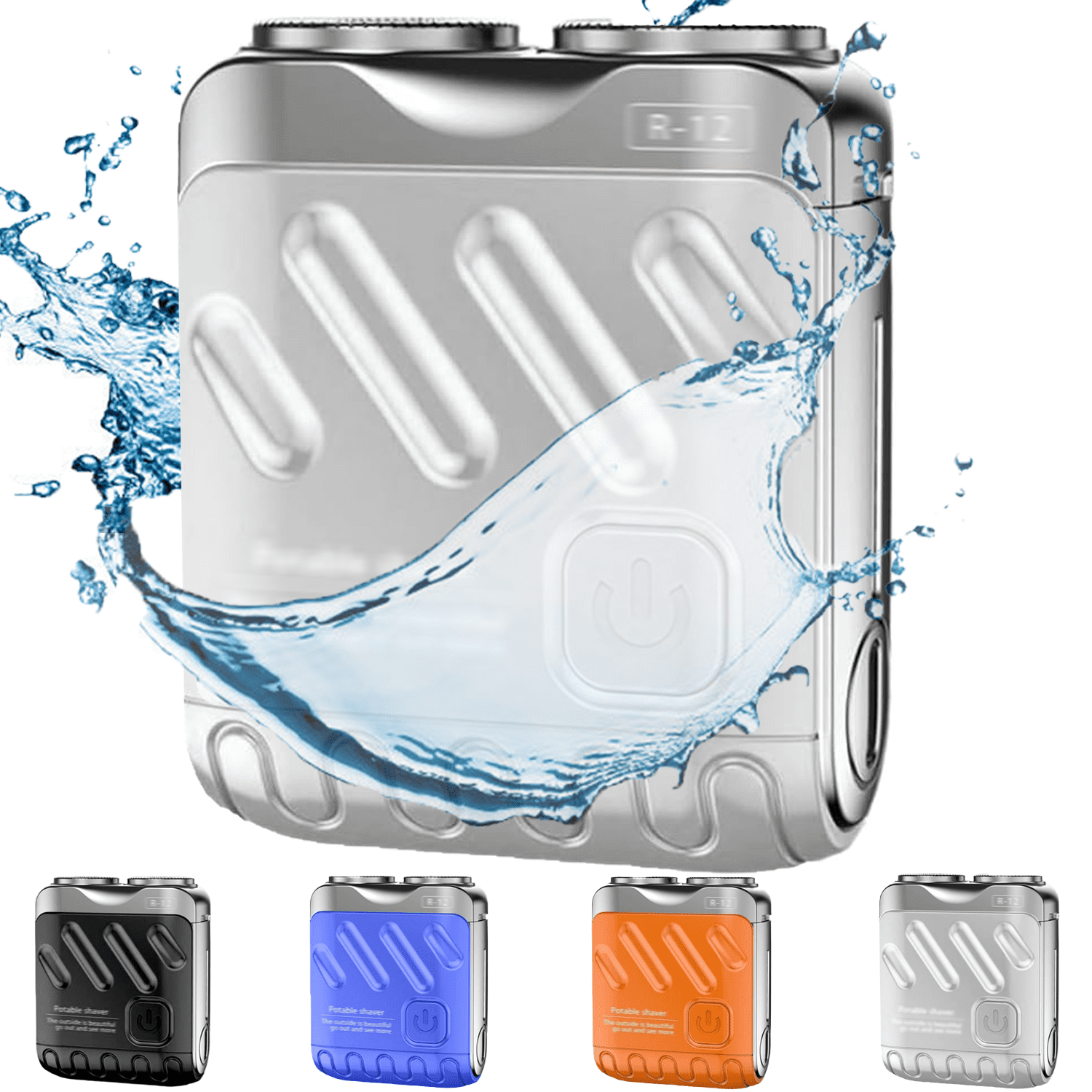 Luggage Electric Shaver,Electric Razor for Men,Mini Small Steel Cannon ...