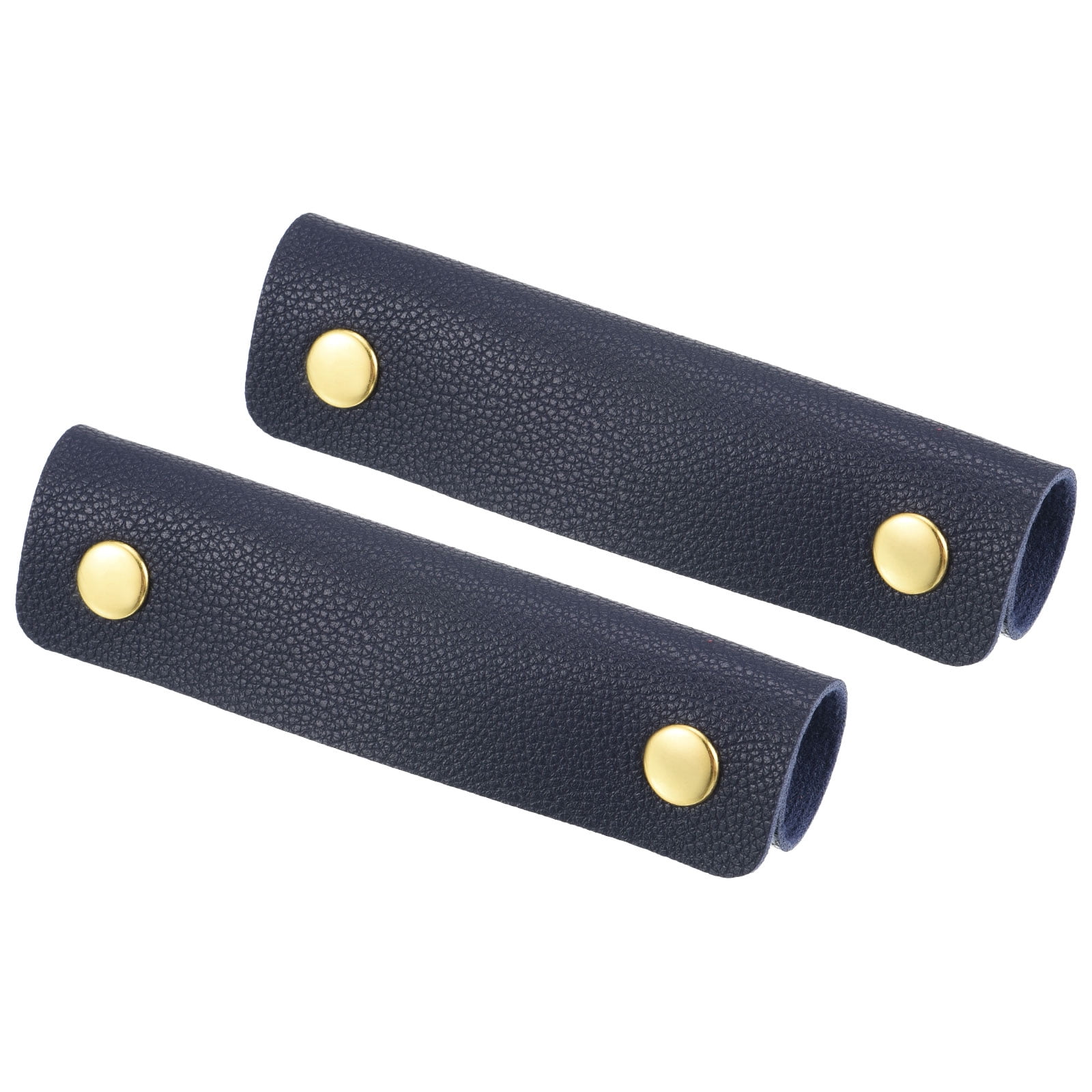 Luggage Handle Wrap, 2 Pack PU Handbag Grip Cover Identifier with Clasp ...