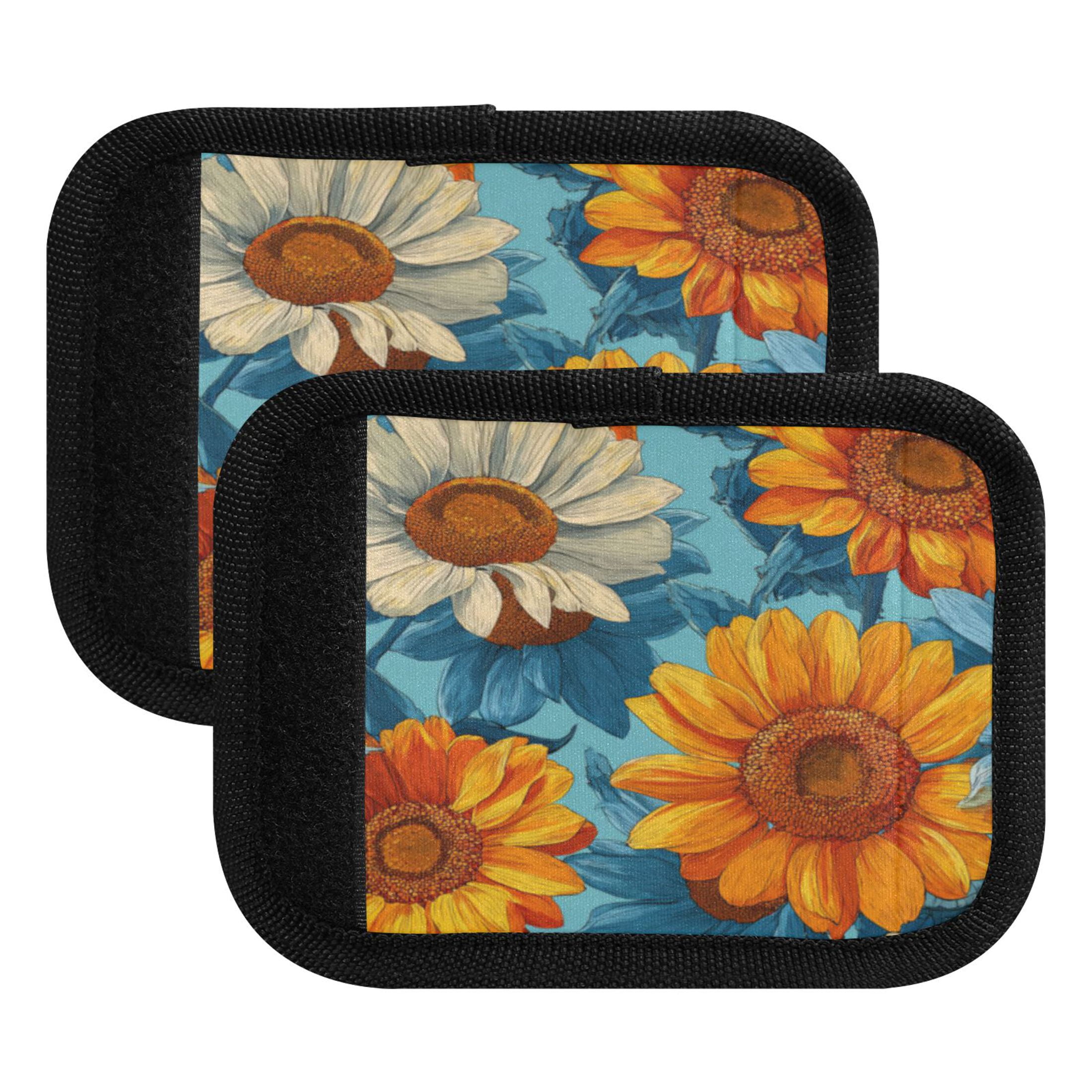 Luggage Handle Wrap for Suitcase 2-Pack Includes Back Information Card ...